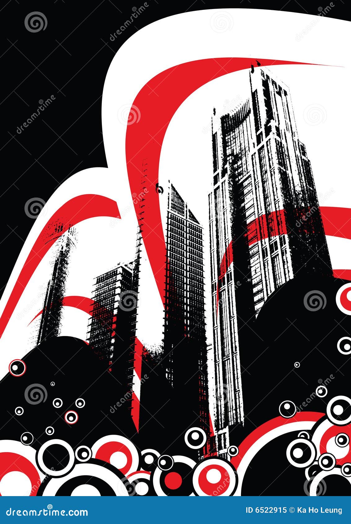 Abstract urban city stock illustration. Illustration of abstract - 6522915