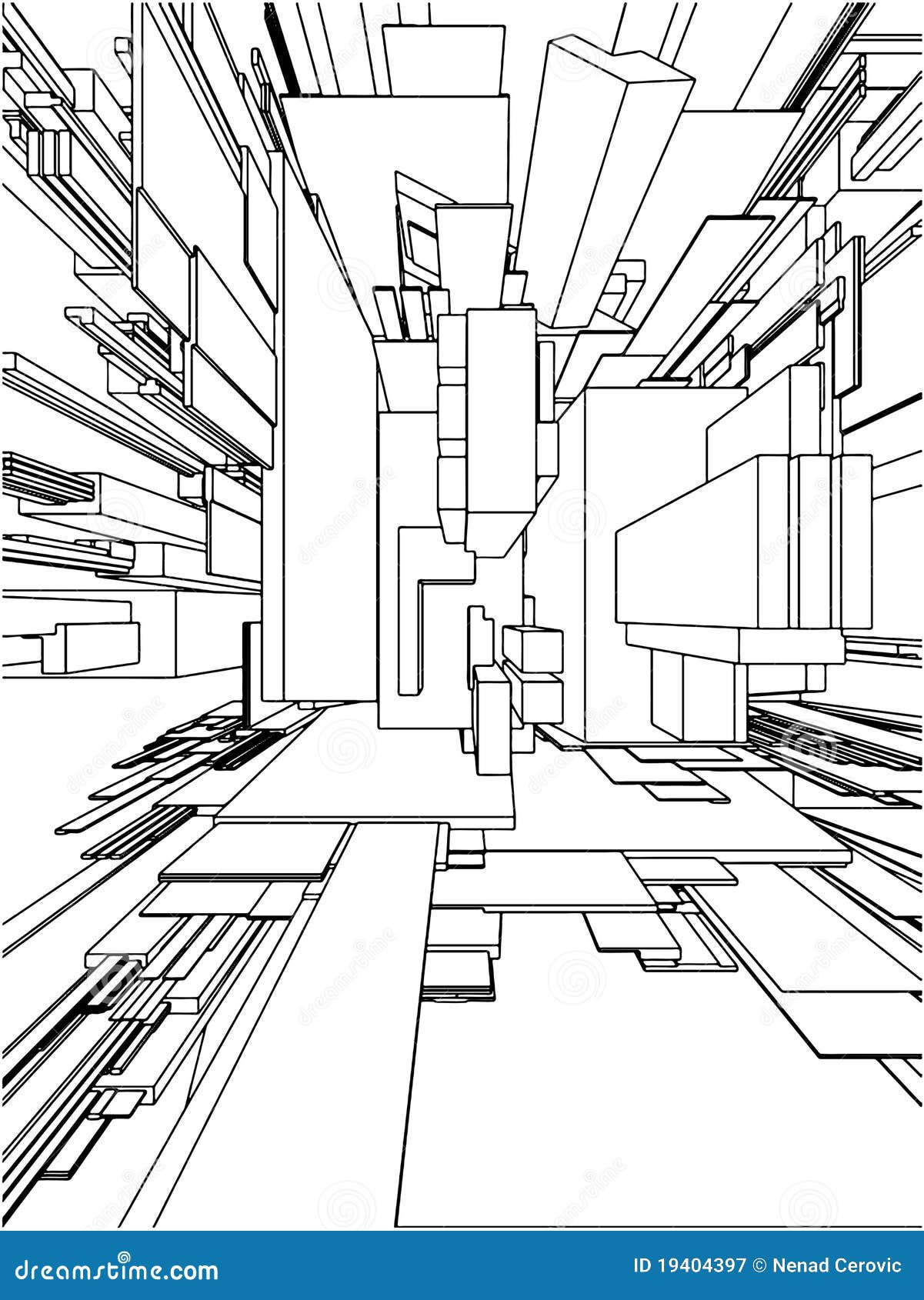 Abstract Urban City Building Vector 102 Stock Vector - Illustration of ...