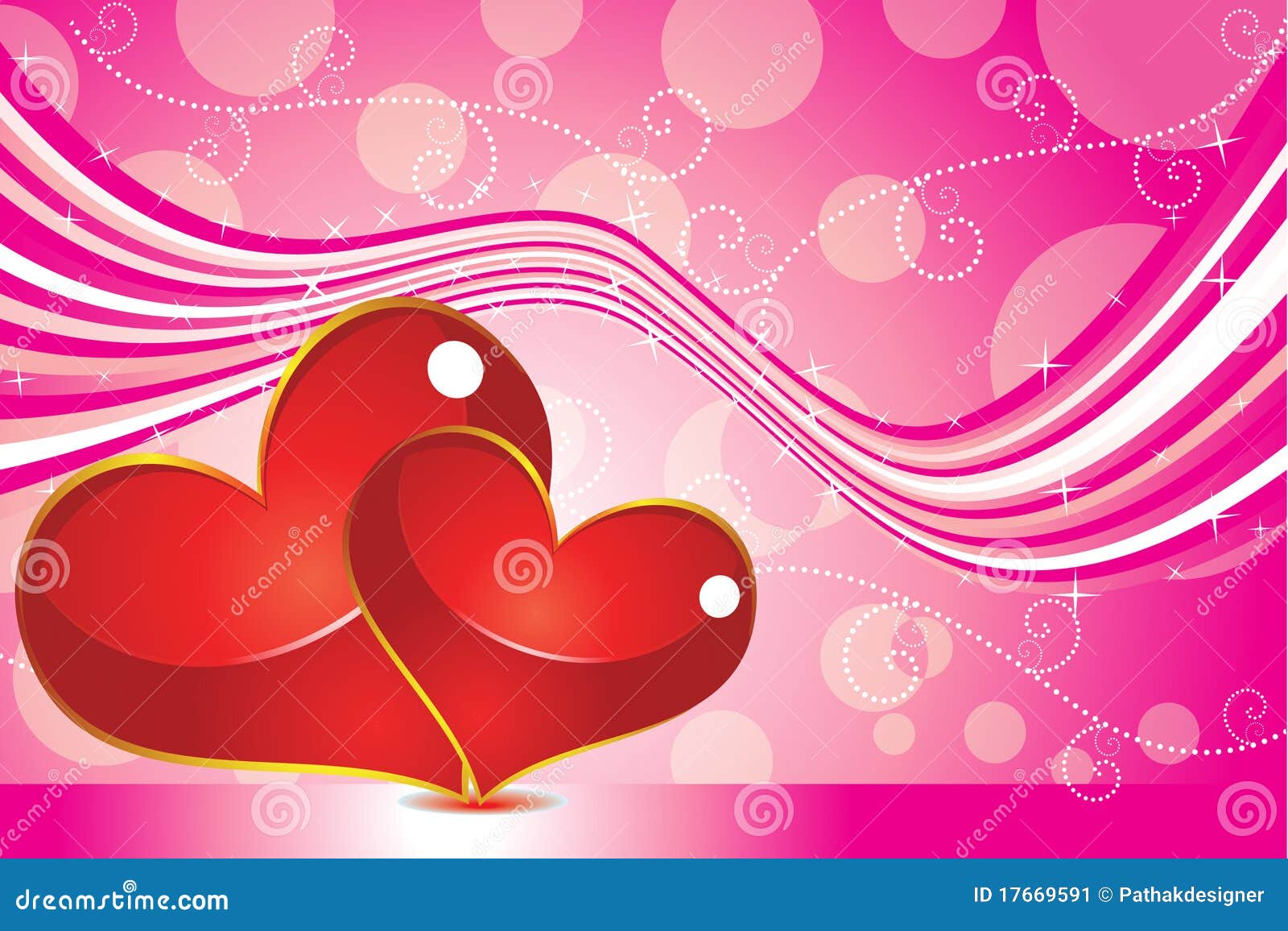 Abstract Valentine Backgrond Stock Vector - Illustration of heart ...