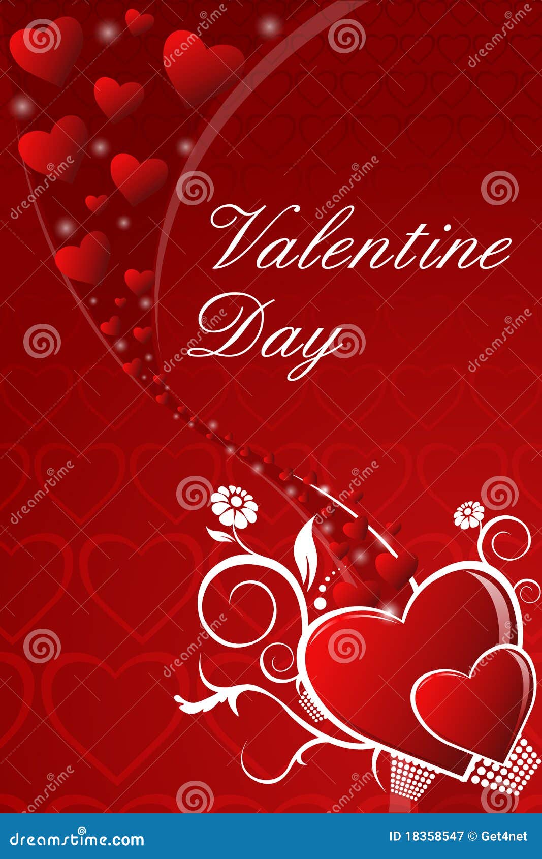 Abstract valentine card stock illustration. Illustration of anniversary ...