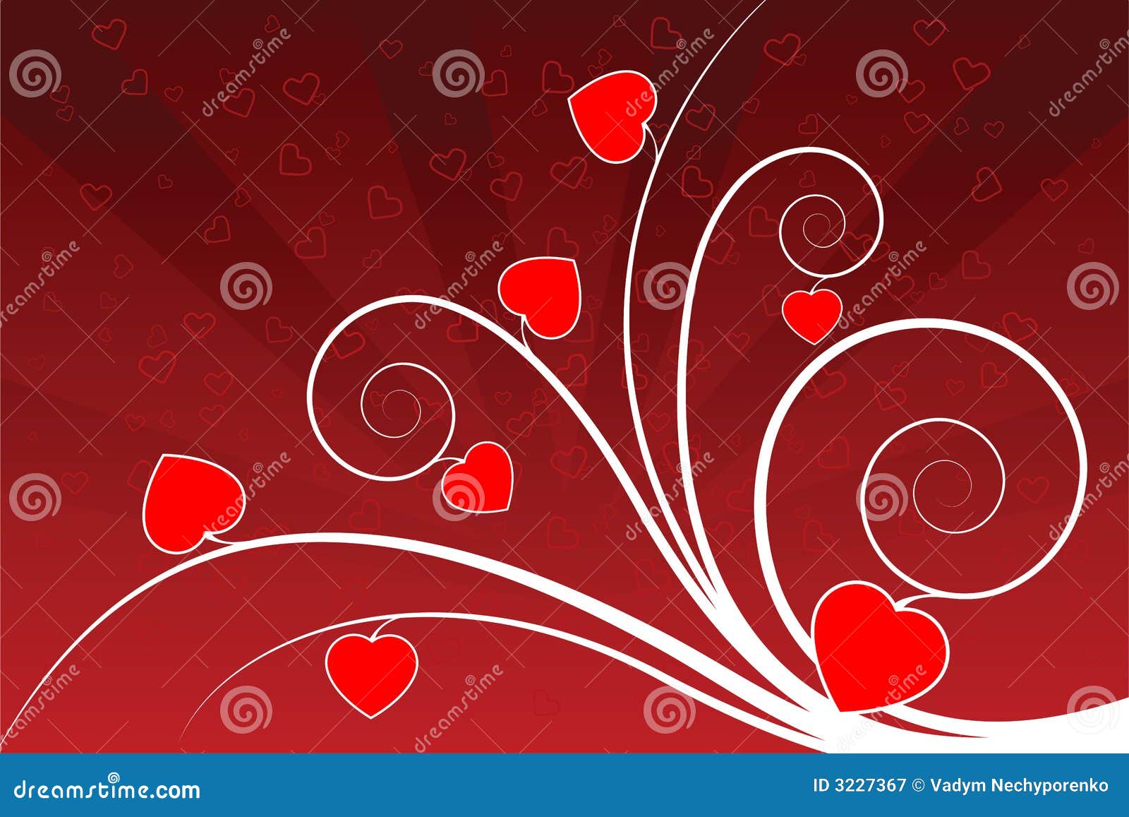 Abstract valentine card stock vector. Illustration of design - 3227367