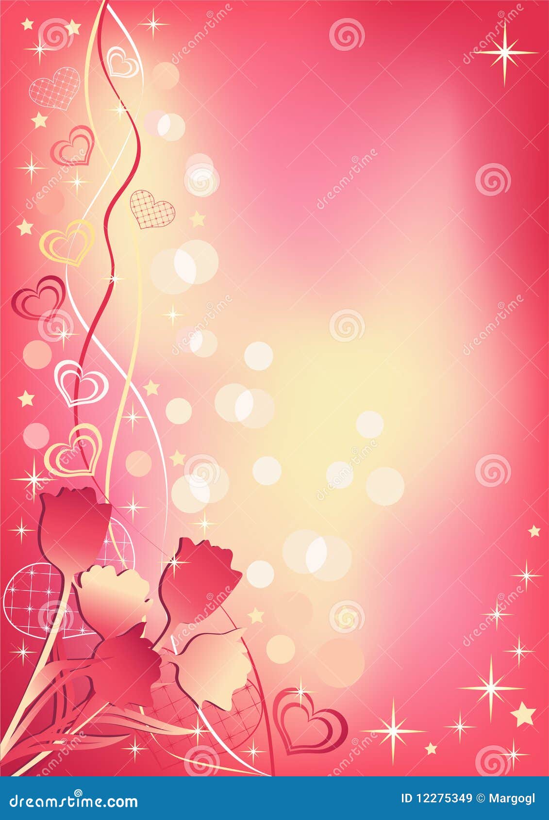 Abstract Valentine`s Background. Stock Vector - Illustration of curve ...