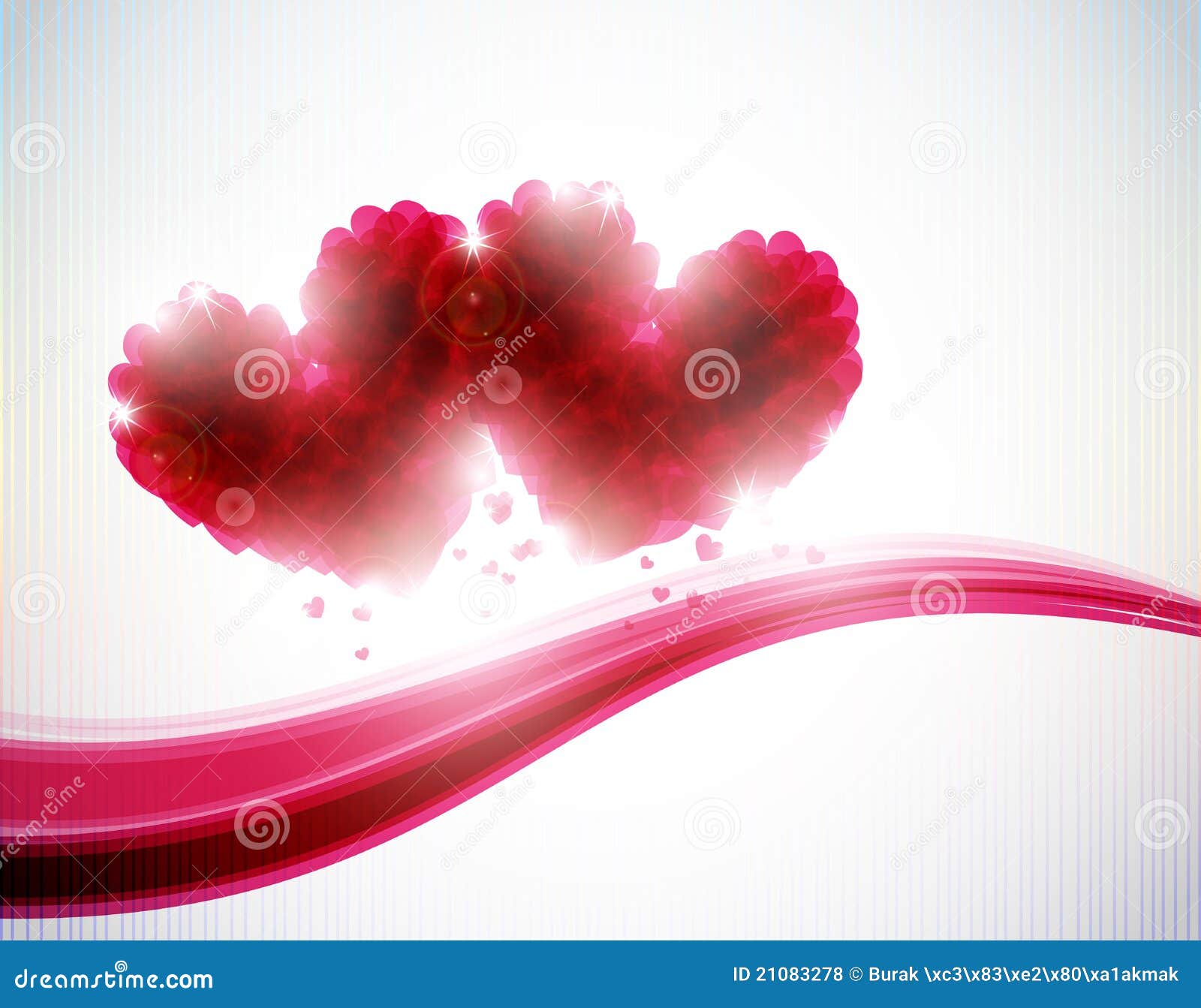 Abstract Valentine S Day Background Stock Vector - Illustration of ...