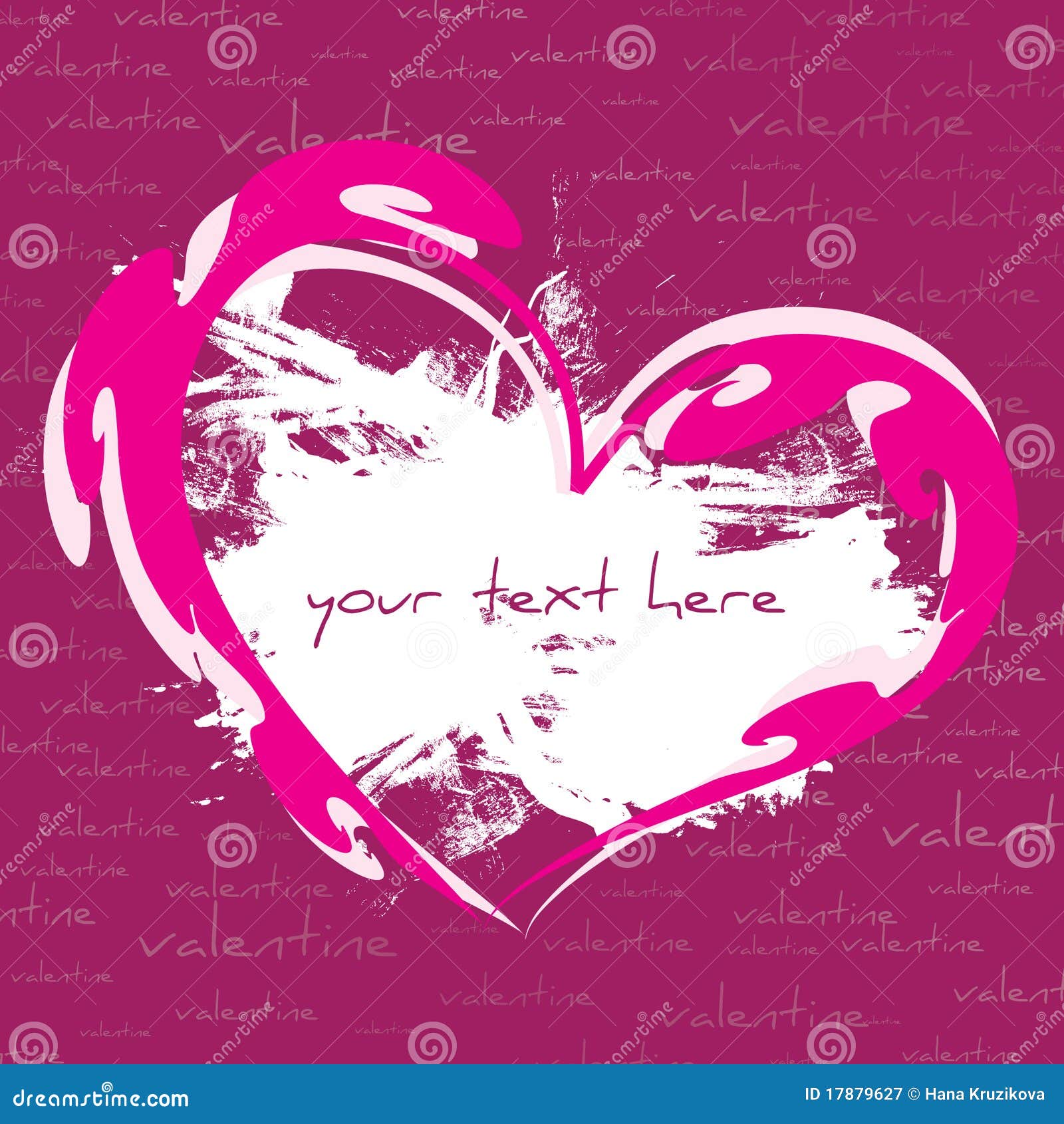 Abstract Valentine S Day Greeting Card Stock Vector - Illustration of ...