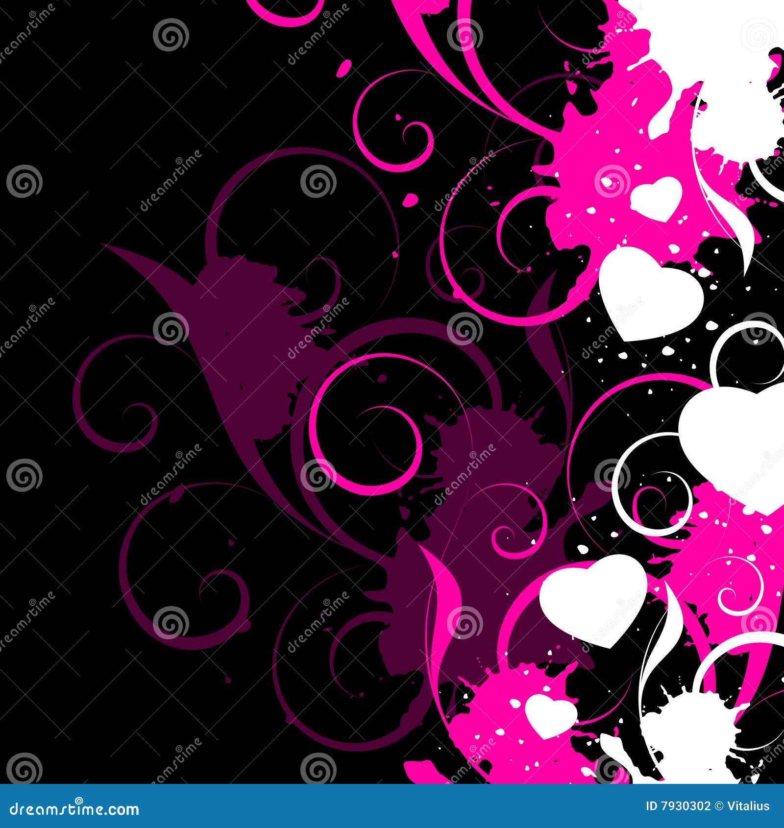 Abstract Valentines Background Stock Illustration - Illustration of ...