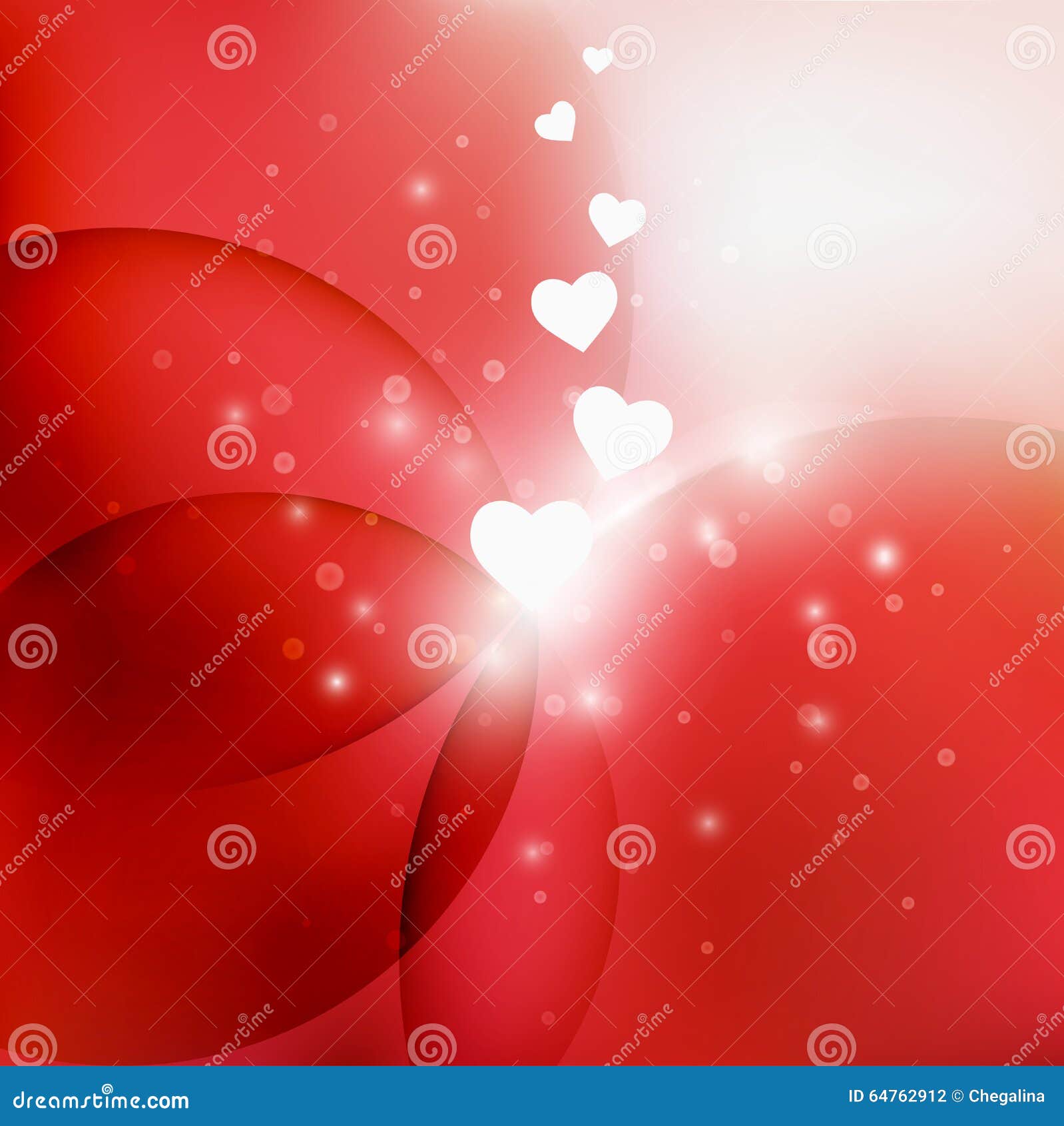 Abstract Valentines Day Greeting Card Stock Vector - Illustration of ...