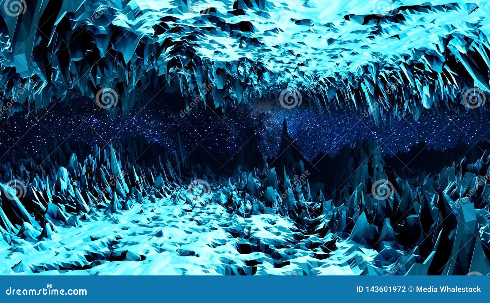 Abstract Valley of Neon Lights. Animation Stock Illustration ...