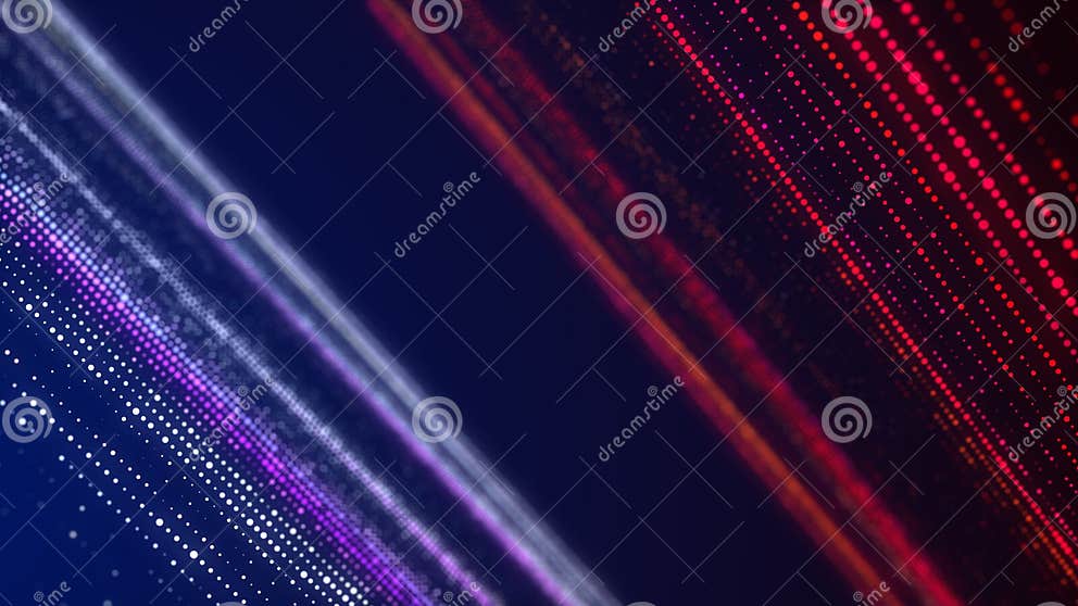 Abstract Vanishing Texture The Concept Of Data Movement By Binary Code Halftone With Noise 