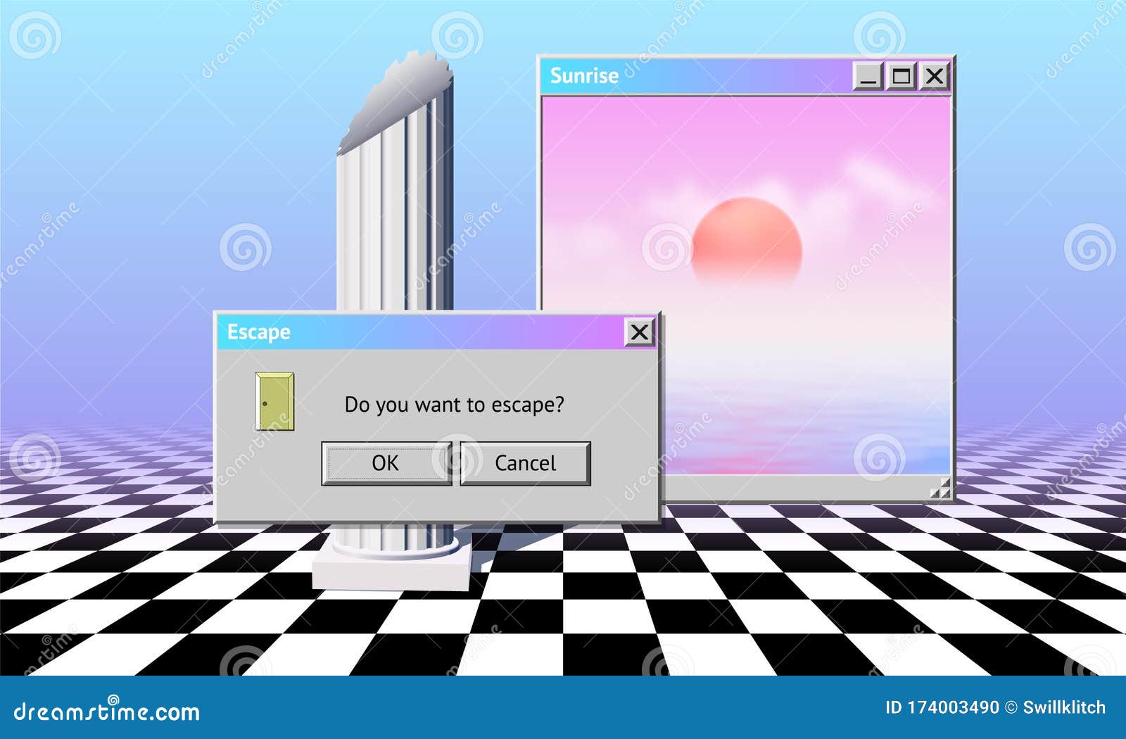 1990s Windows Computer