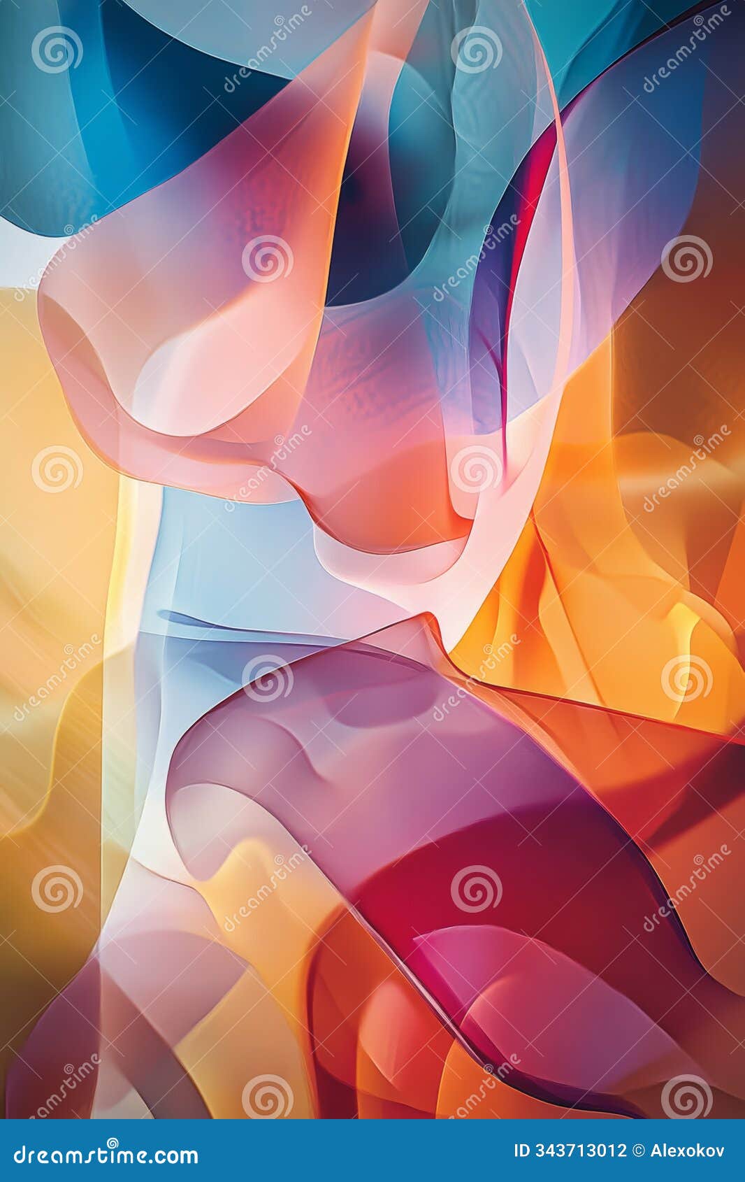 Abstract Variations of Shapes in Augmented Reality Generative AI Stock ...