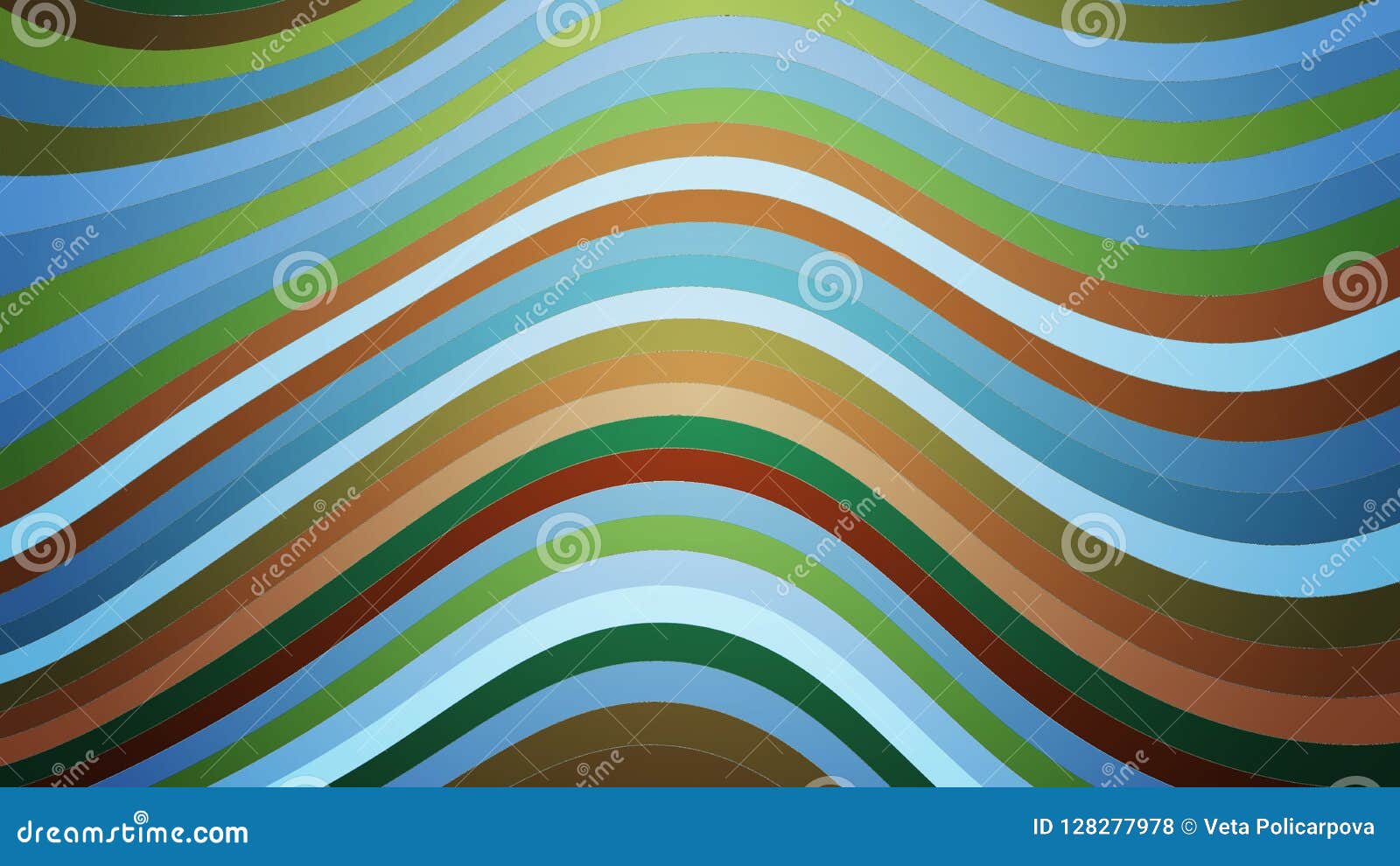 Background with Color Lines. Different Shades and Thickness. Stock ...