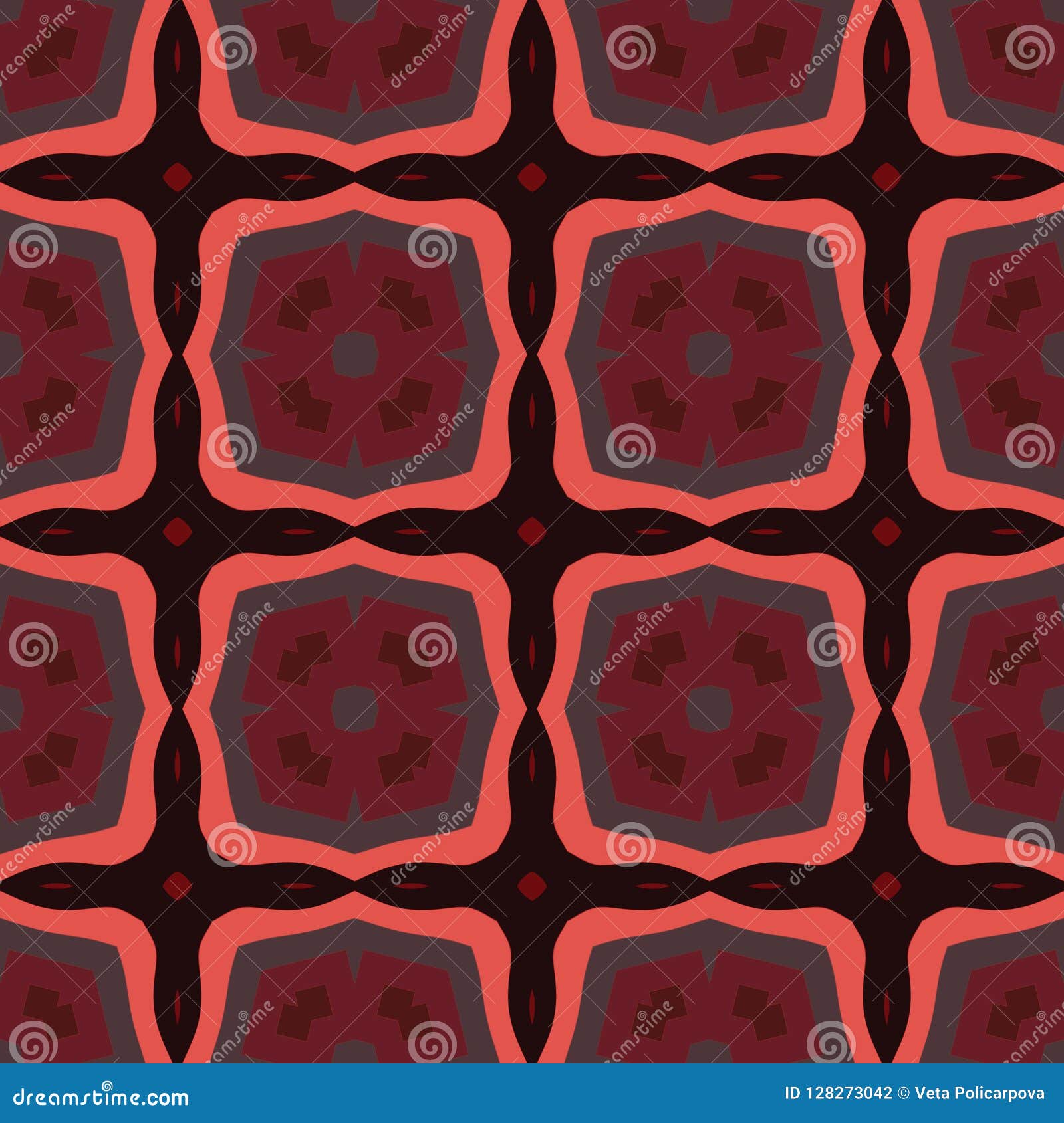 Seamless Background Pattern with a Variety of Multicolored Lines. Stock ...