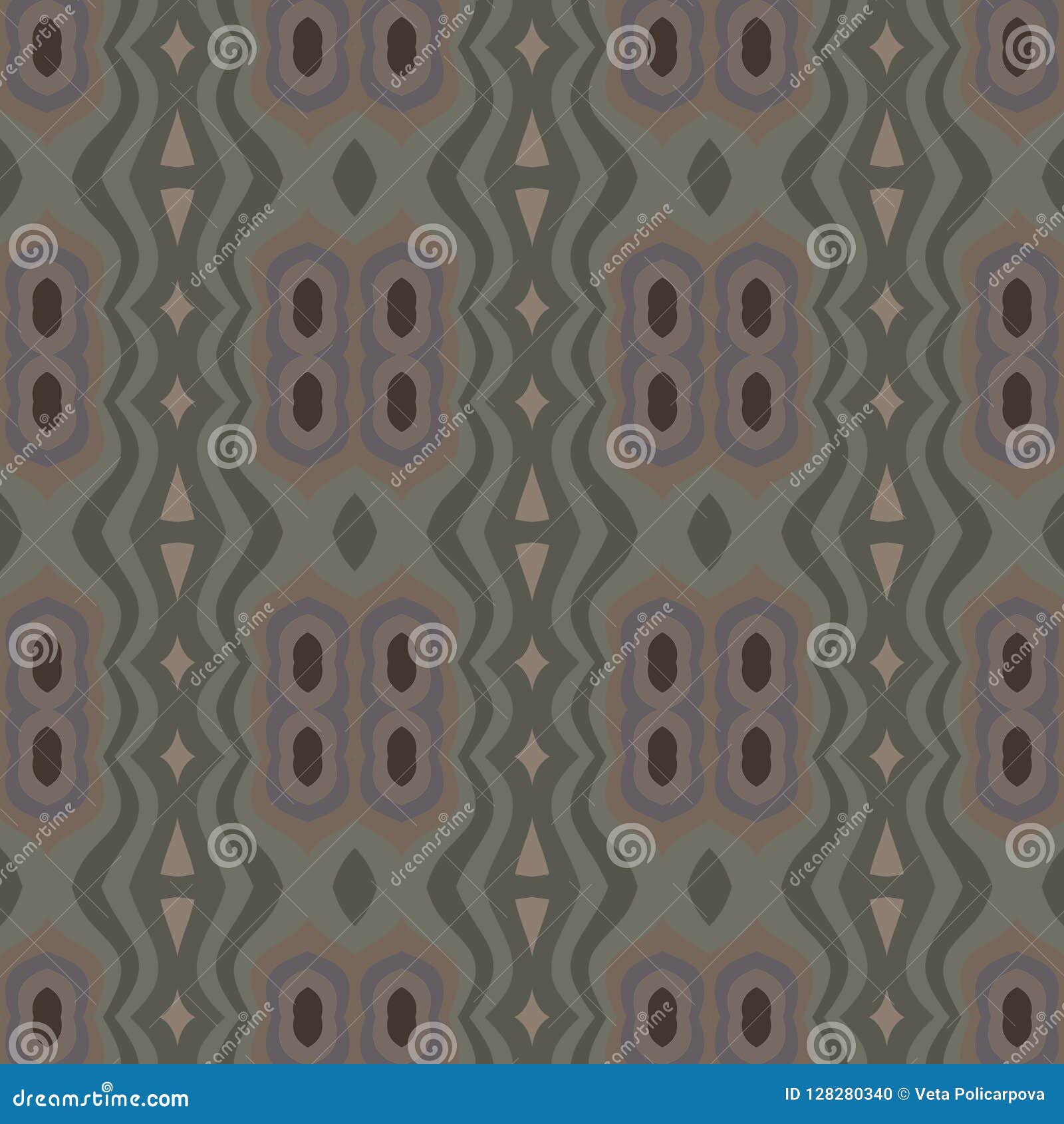 Seamless Background Pattern with a Variety of Multicolored Lines. Stock ...