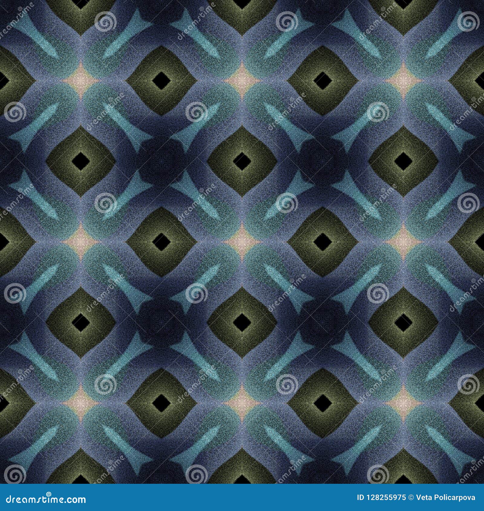 Seamless Pattern Background with Multi-colored Wavy Lines. Stock ...