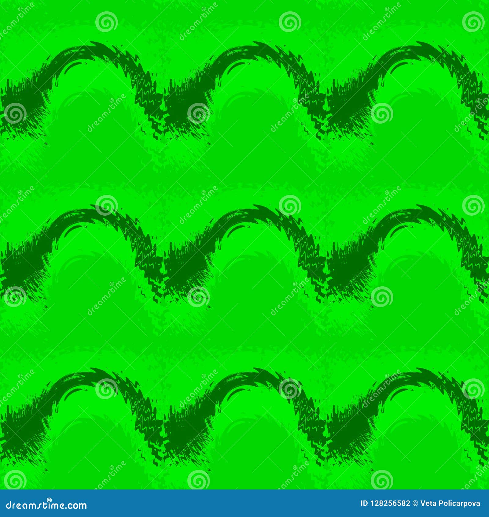 Seamless Pattern Background with Multi-colored Wavy Lines. Stock ...