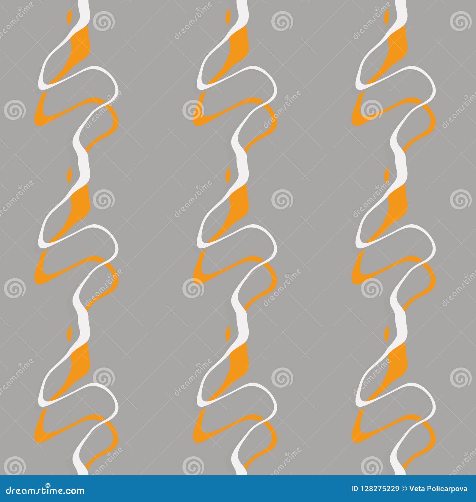 Seamless Pattern Background with Multi-colored Wavy Lines. Stock ...