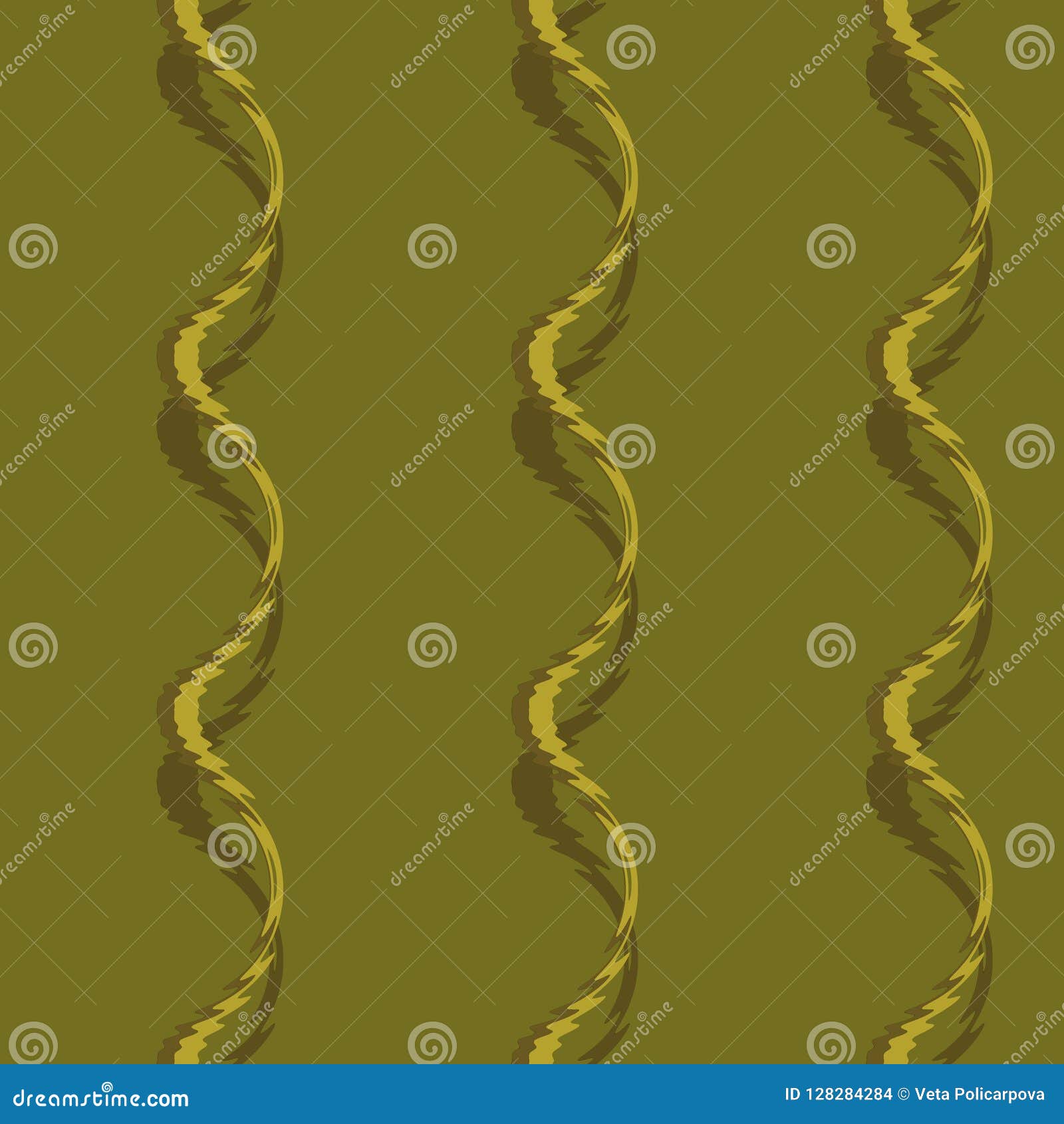 Seamless Pattern Background with Multi-colored Wavy Lines. Stock ...