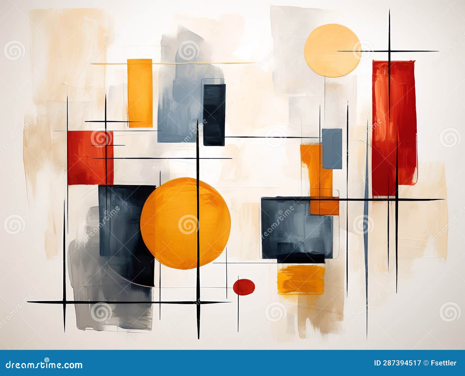 Abstract Various Forms in a Minimalist Style. Stock Illustration ...
