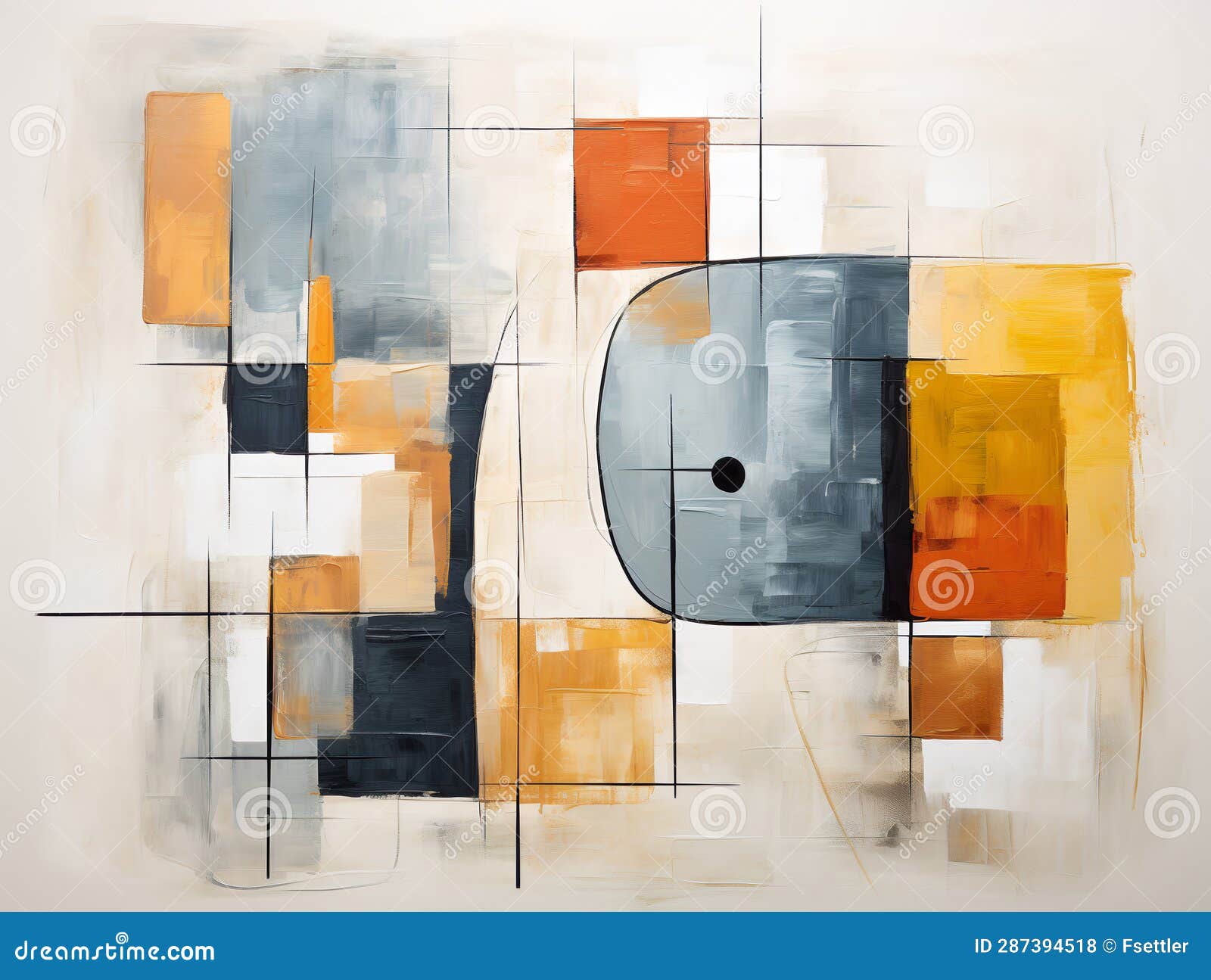 Abstract Various Forms in a Minimalist Style. Stock Illustration ...