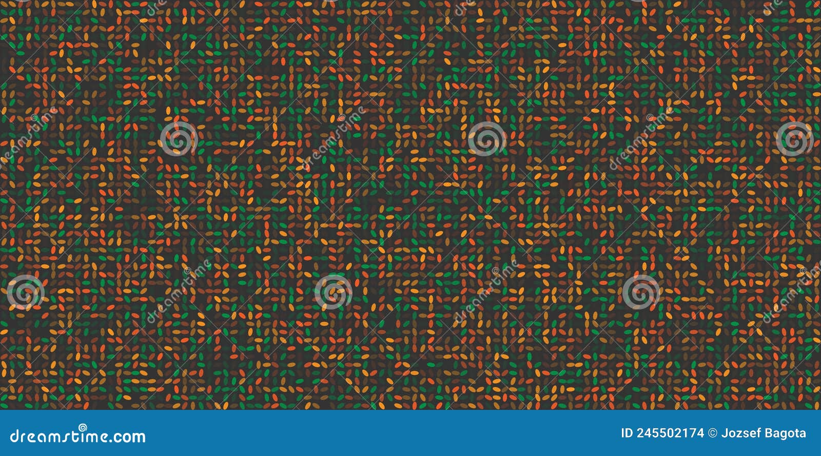 Set Of Variously Patterned And Colored, Spotted And Striped Circles ...