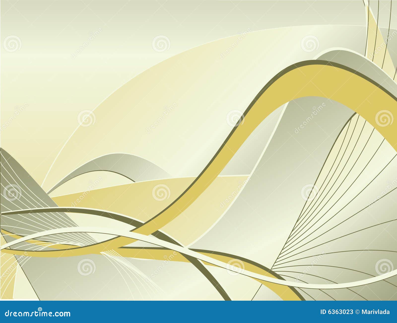 Abstract Vector Backdrop with Curved Lines Stock Vector - Illustration ...