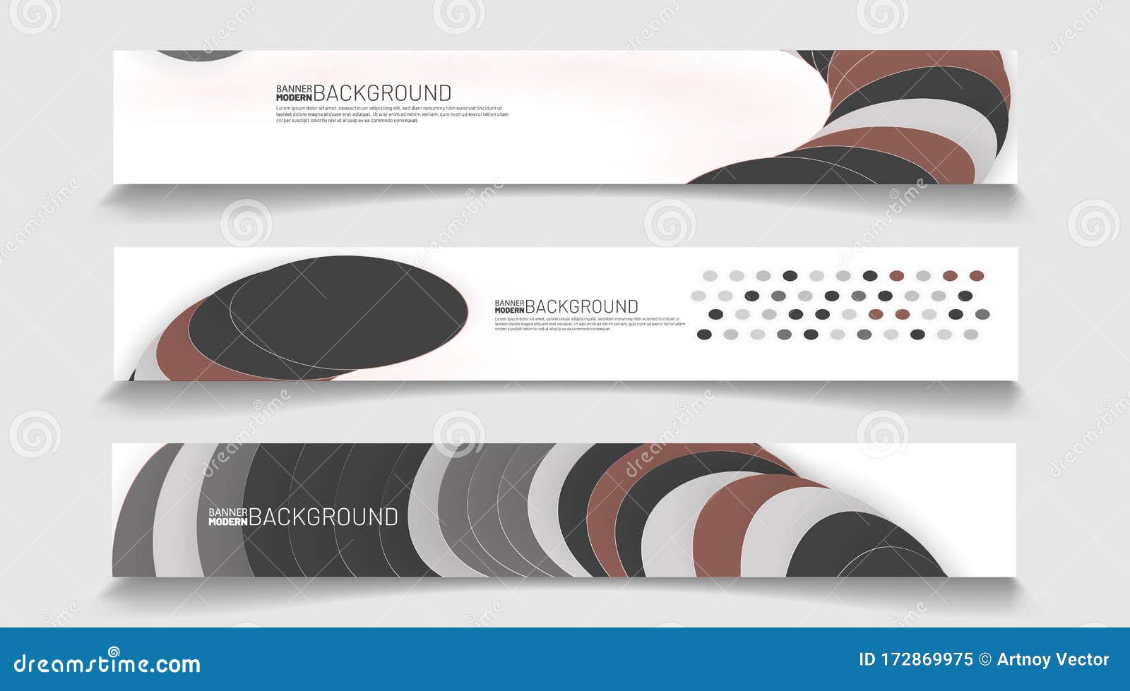 Abstract Vector Background Banner Template. Rectangular Design ...