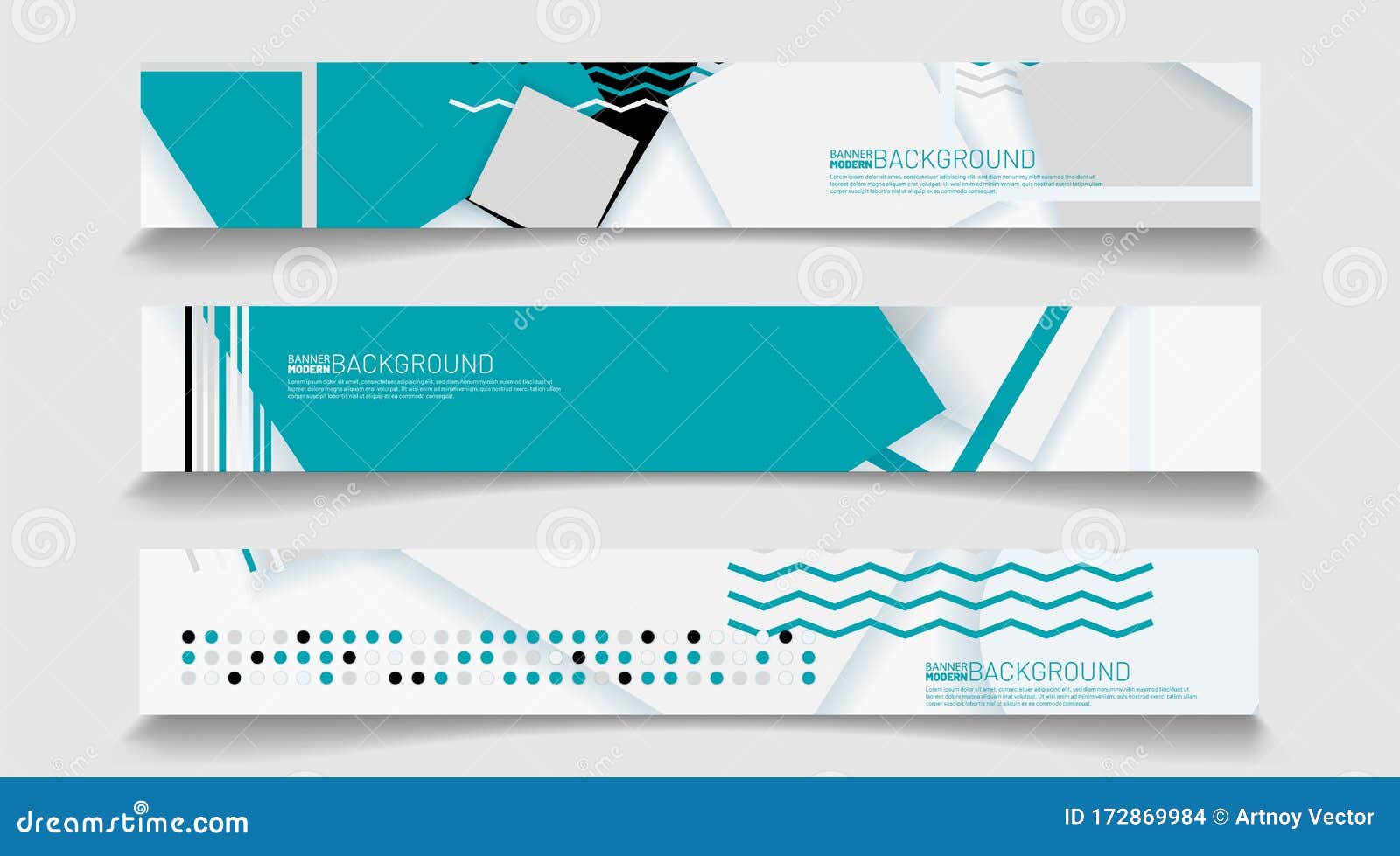 Abstract Vector Background Banner Template. Rectangular Design ...