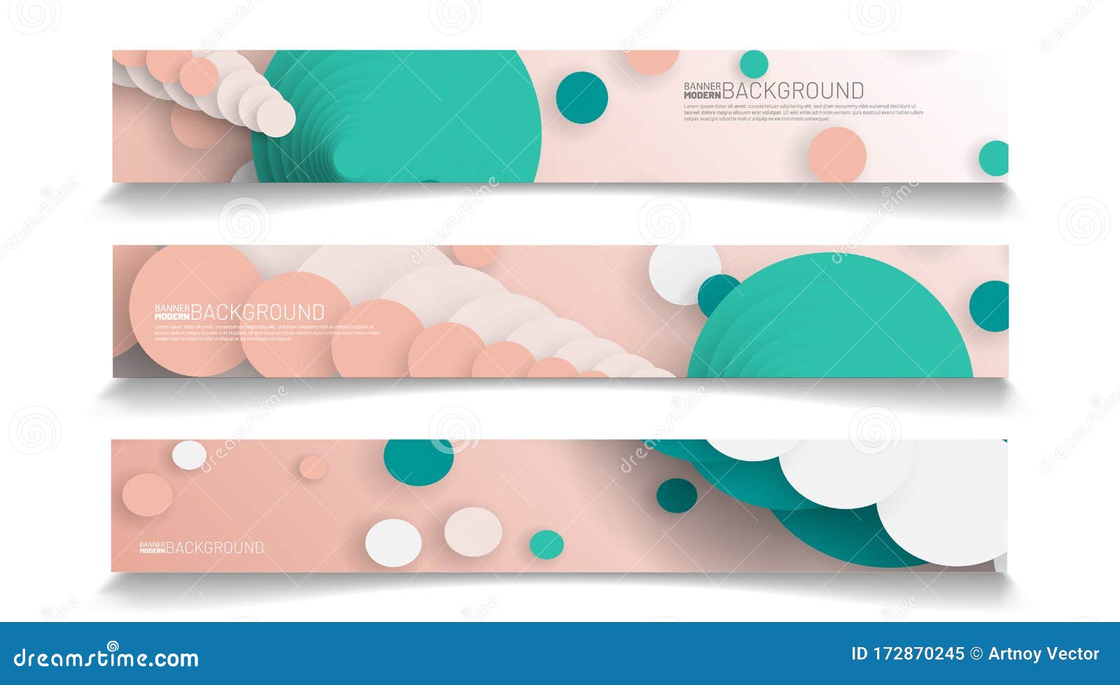 Abstract Vector Background Banner Template. Rectangular Design ...