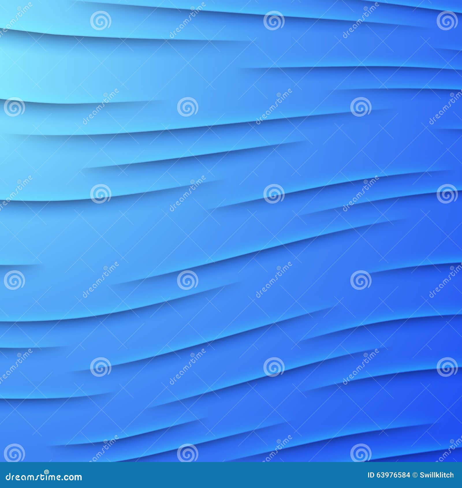 Abstract Vector Background with Blue Layers Stock Vector - Illustration ...