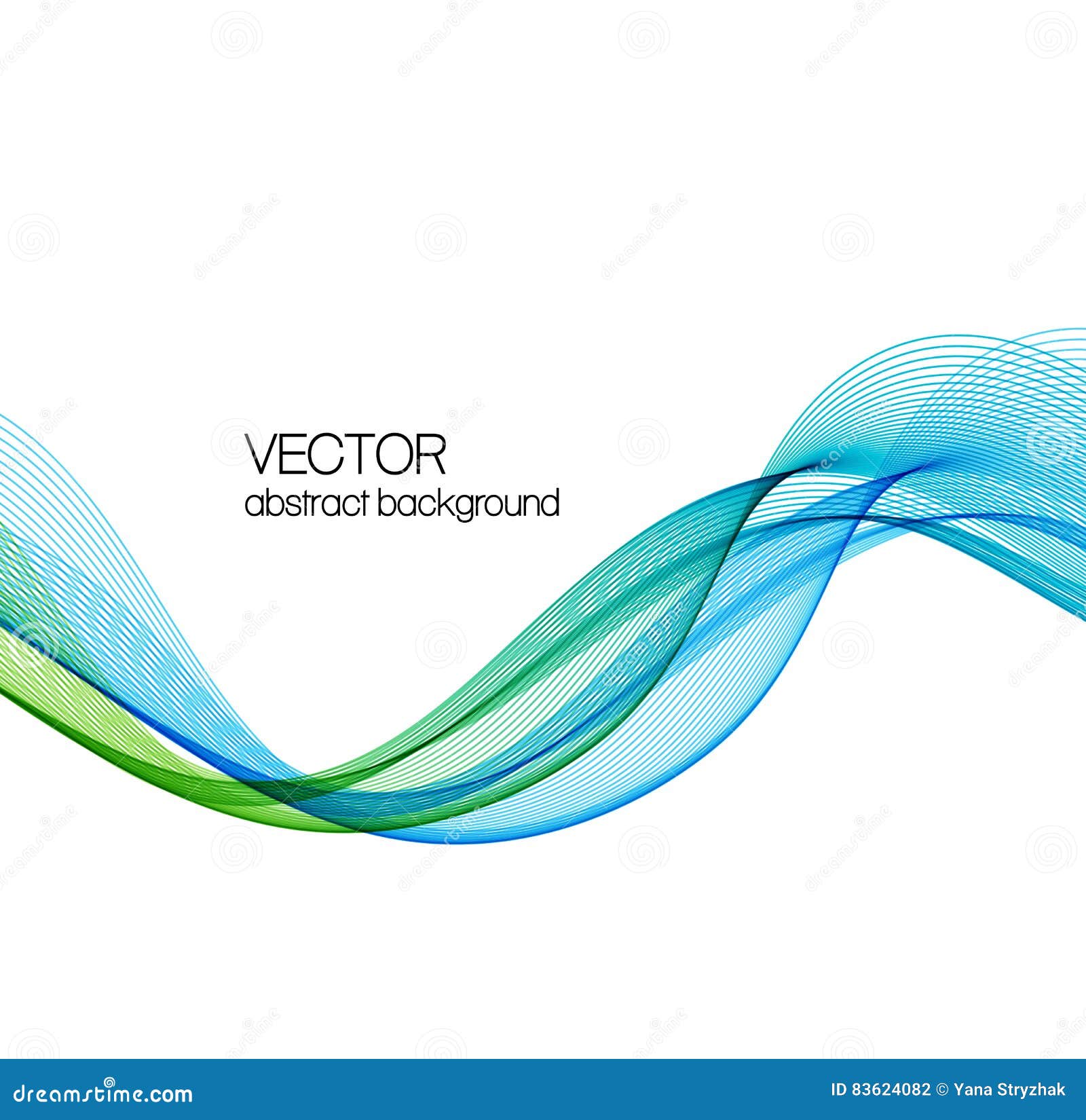 Abstract Vector Background, Blue Transparent Lines Stock Vector ...
