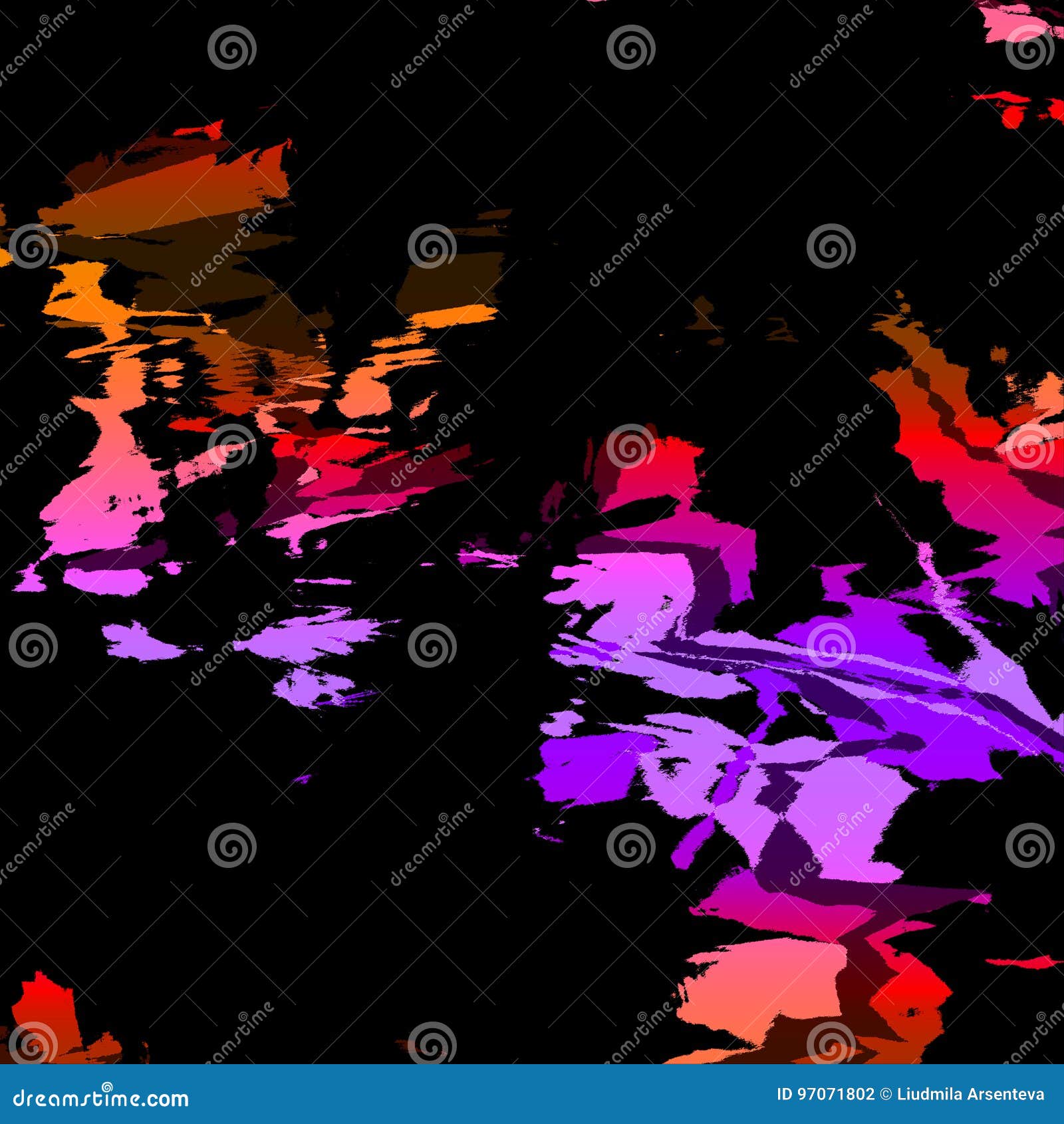Abstract Vector Background in Bright Colors Stock Vector - Illustration ...