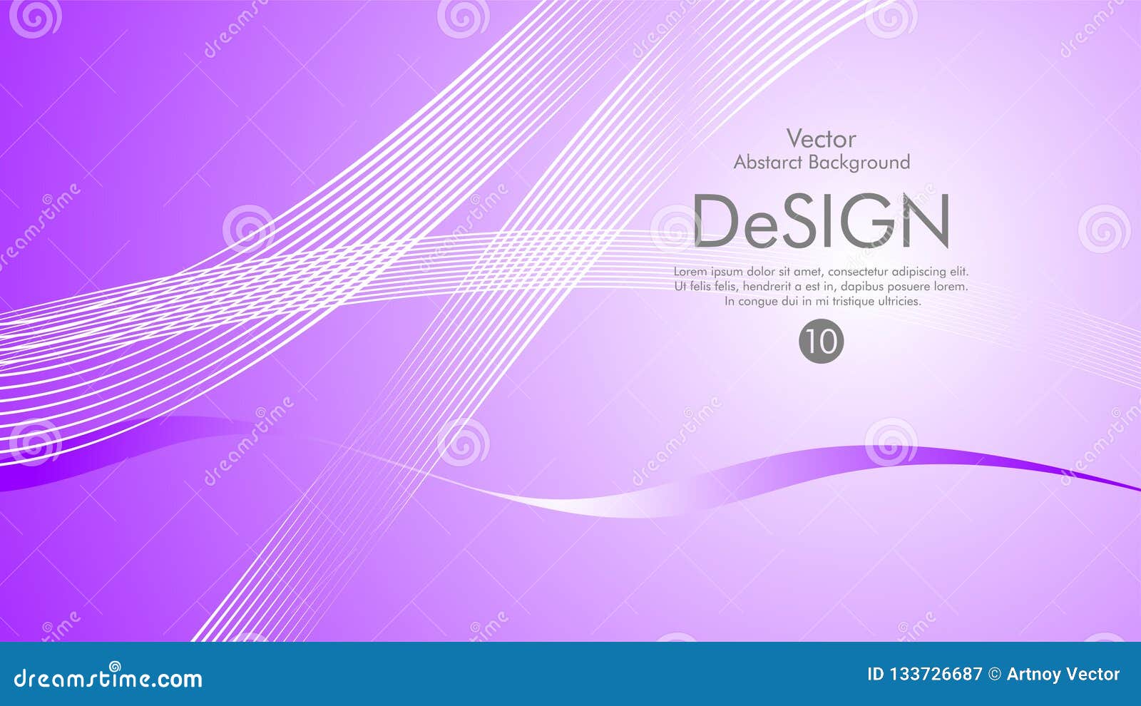 Abstract Vector Background, Color Flow Waved Lines . Stock Vector Stock ...