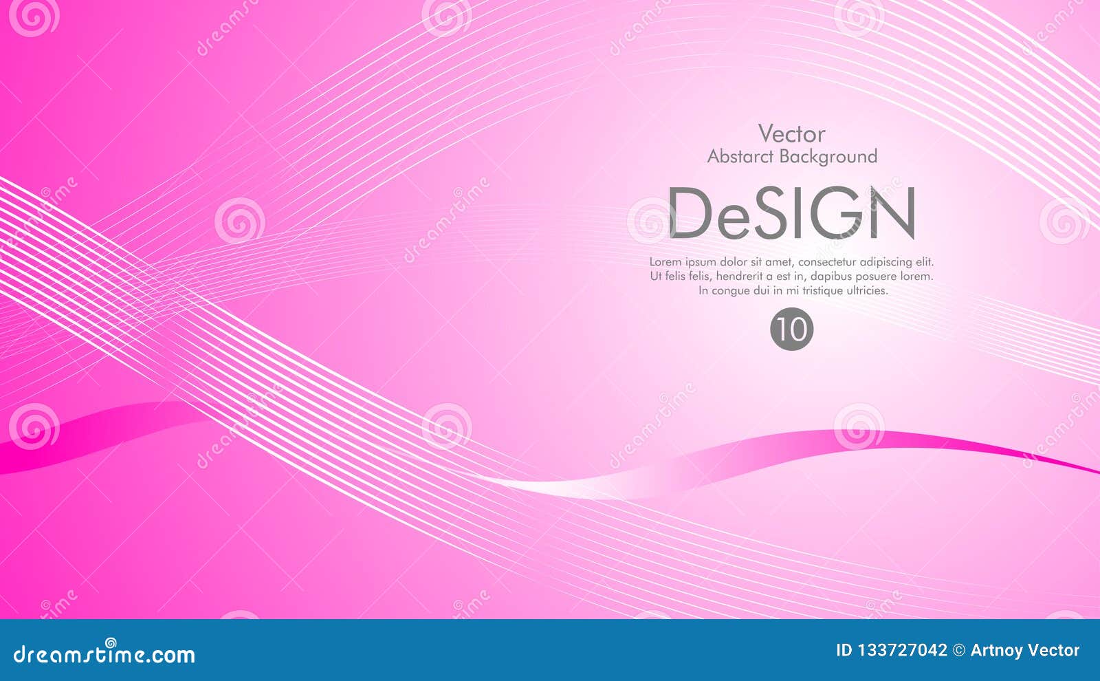 Abstract Vector Background, Color Flow Waved Lines . Stock Vector Stock ...