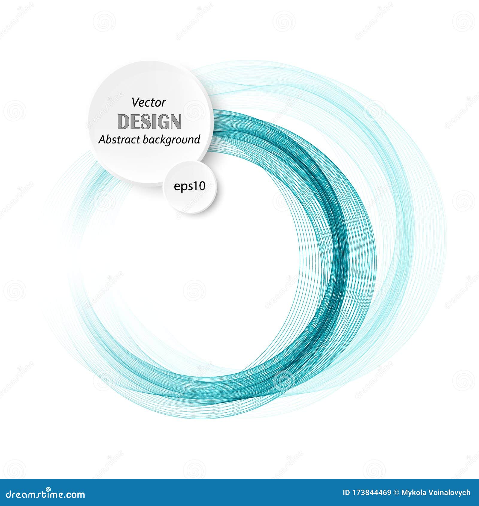 Abstract Vector Background with Color Ring.the Shape of the Circle.the ...