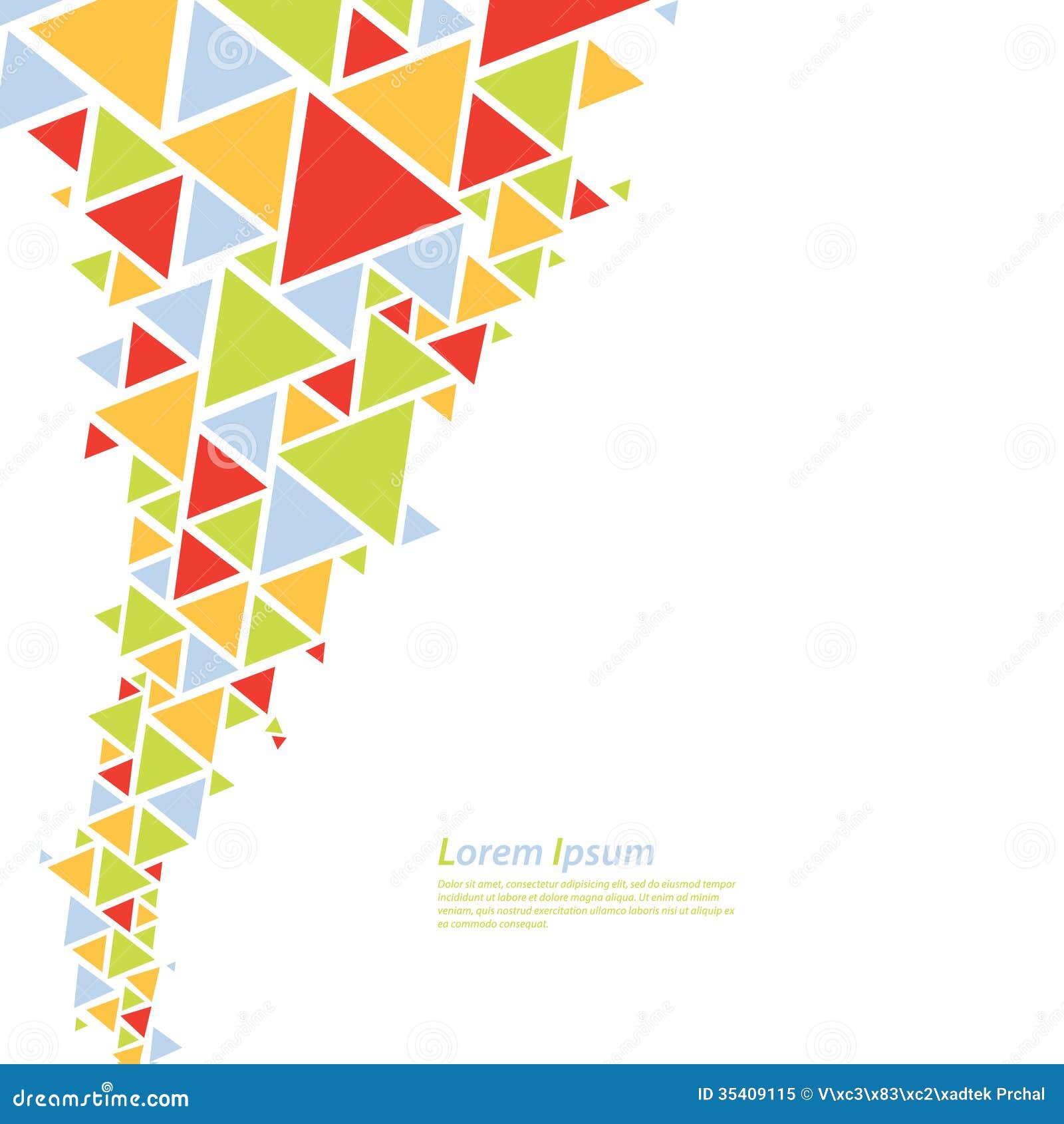 Abstract Vector Background. Colorfully Triangle Flow - Twister Stock ...