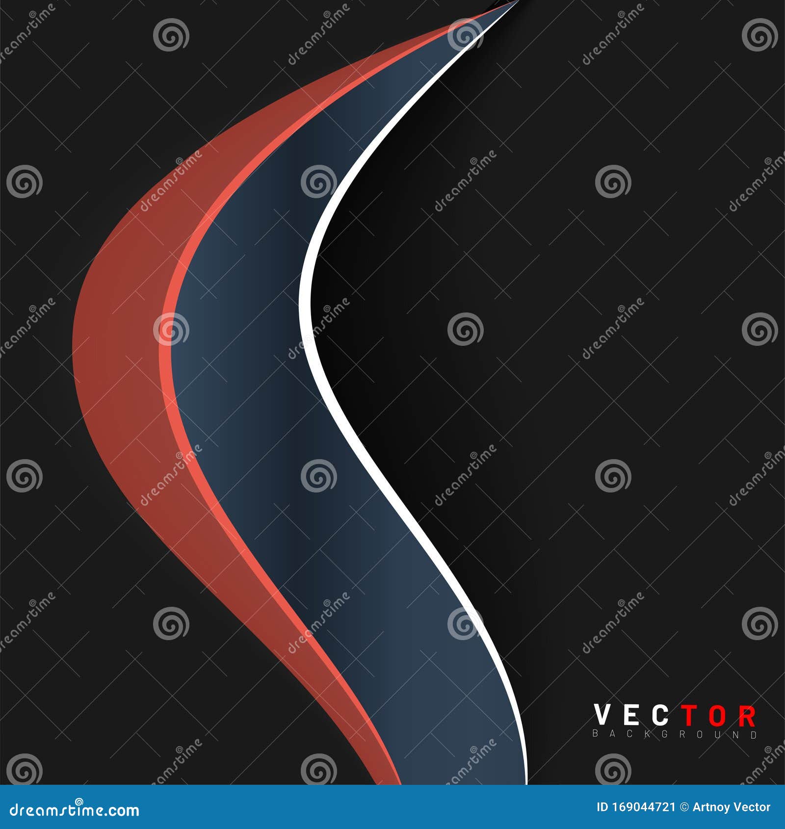 Abstract Vector Background. Concept Shape Curved Pattern. Wave Texture ...