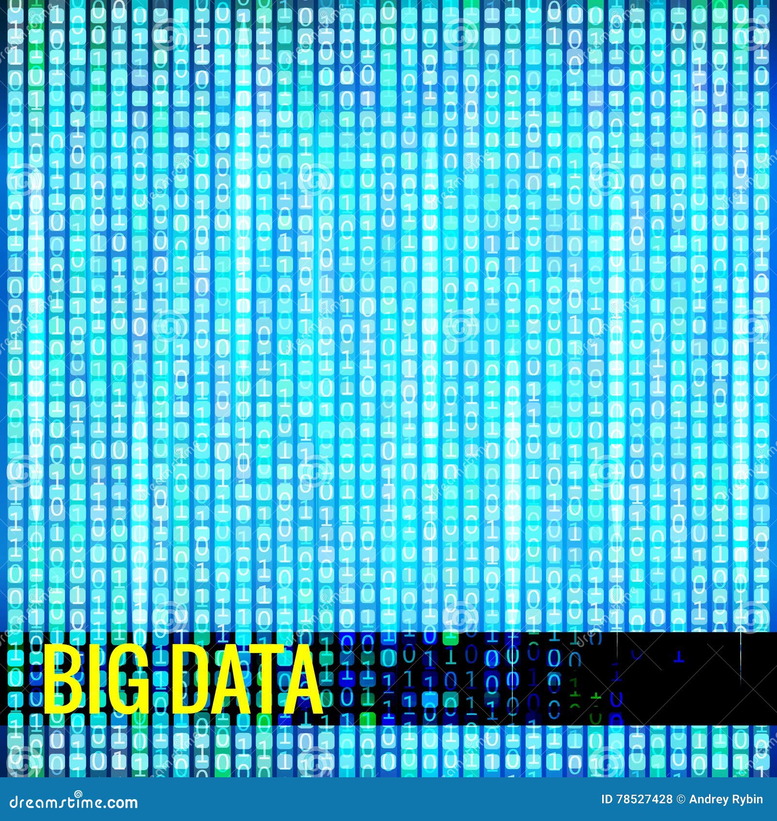 Abstract Vector Background for Data Theme Stock Vector - Illustration ...