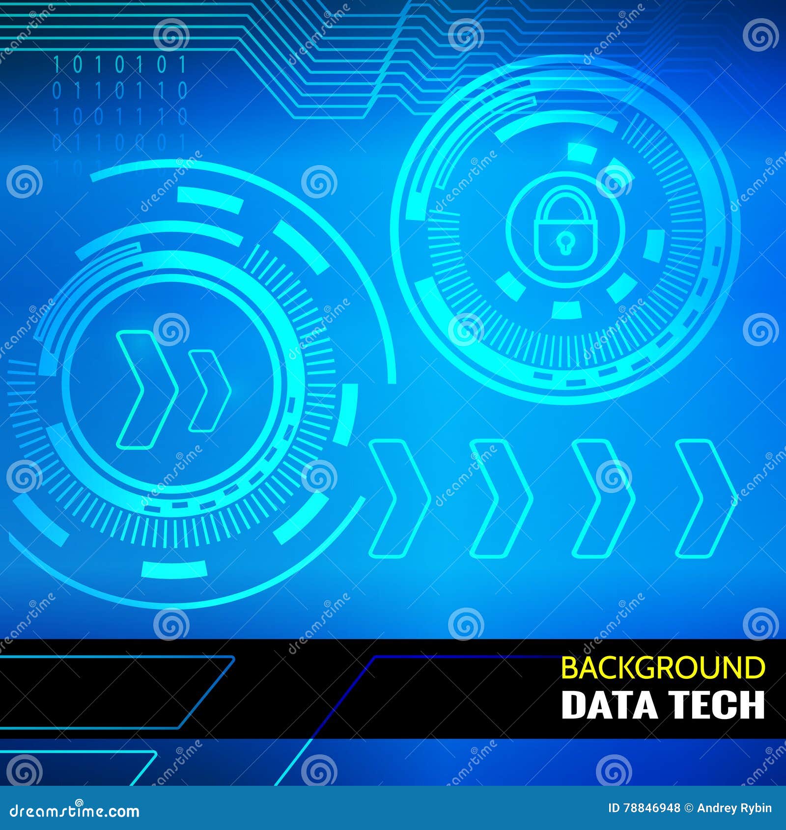 Abstract Vector Background for Data Theme Stock Vector - Illustration ...