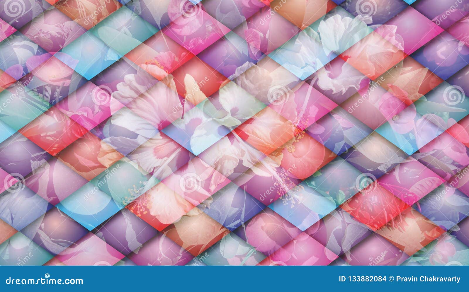 Abstract Vector Background with Flower Texture Stock Photo - Image of ...