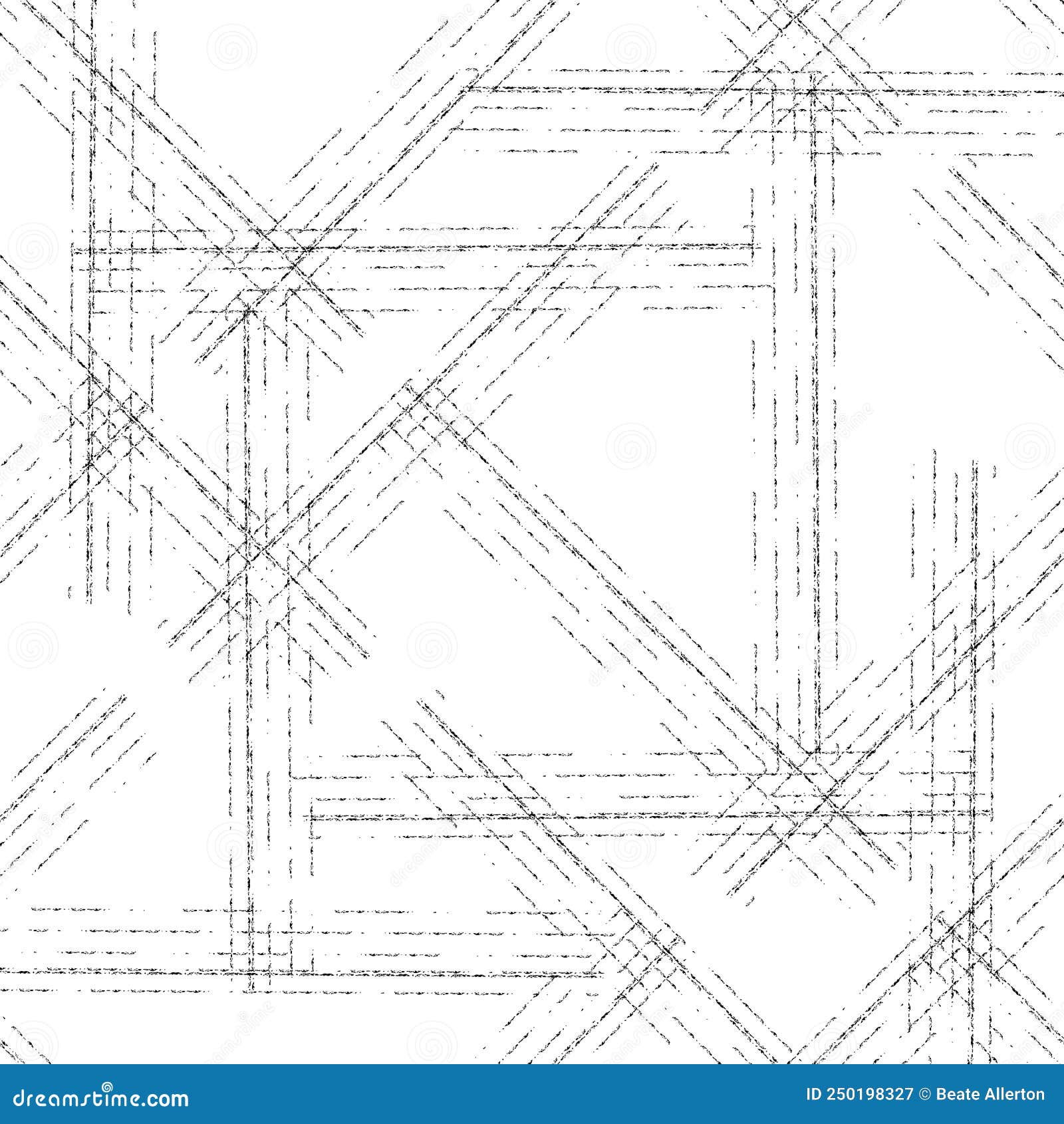 Abstract Vector Background with Glitch Grid Distortion. Squares within ...