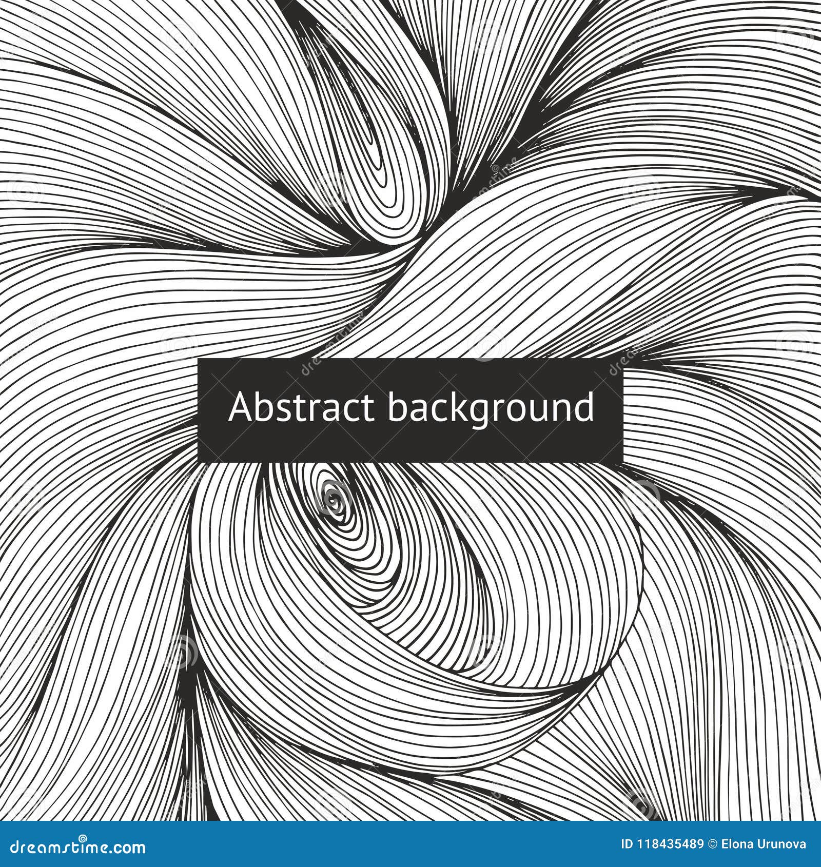 Abstract Vector Background with Intricate Intertwining Lines Stock ...