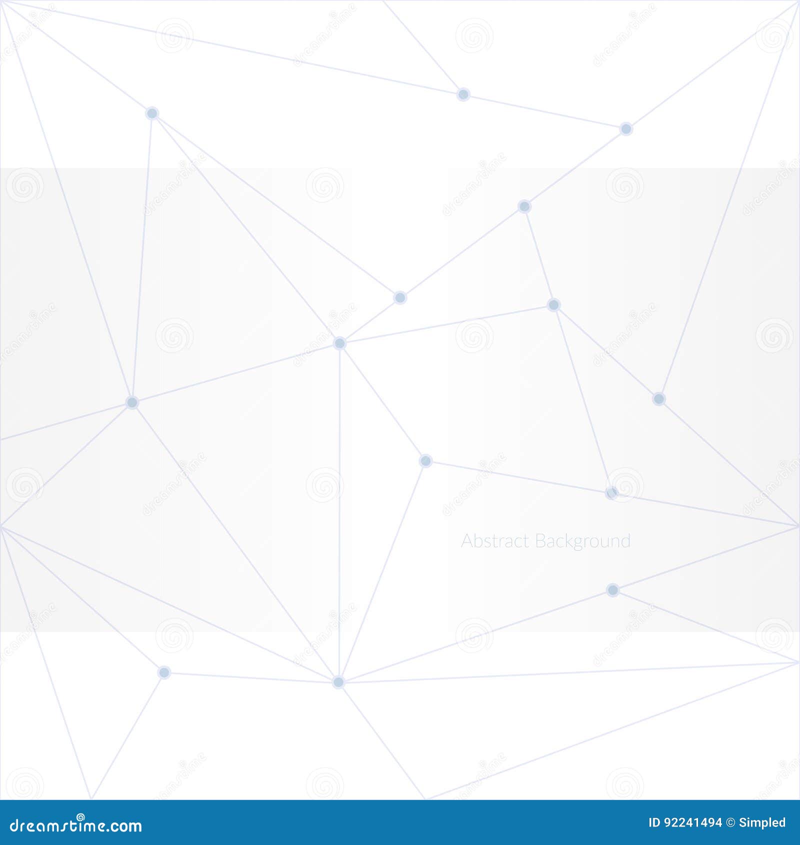 Abstract Vector Background. Modern Blue Grey and White Network Pattern ...