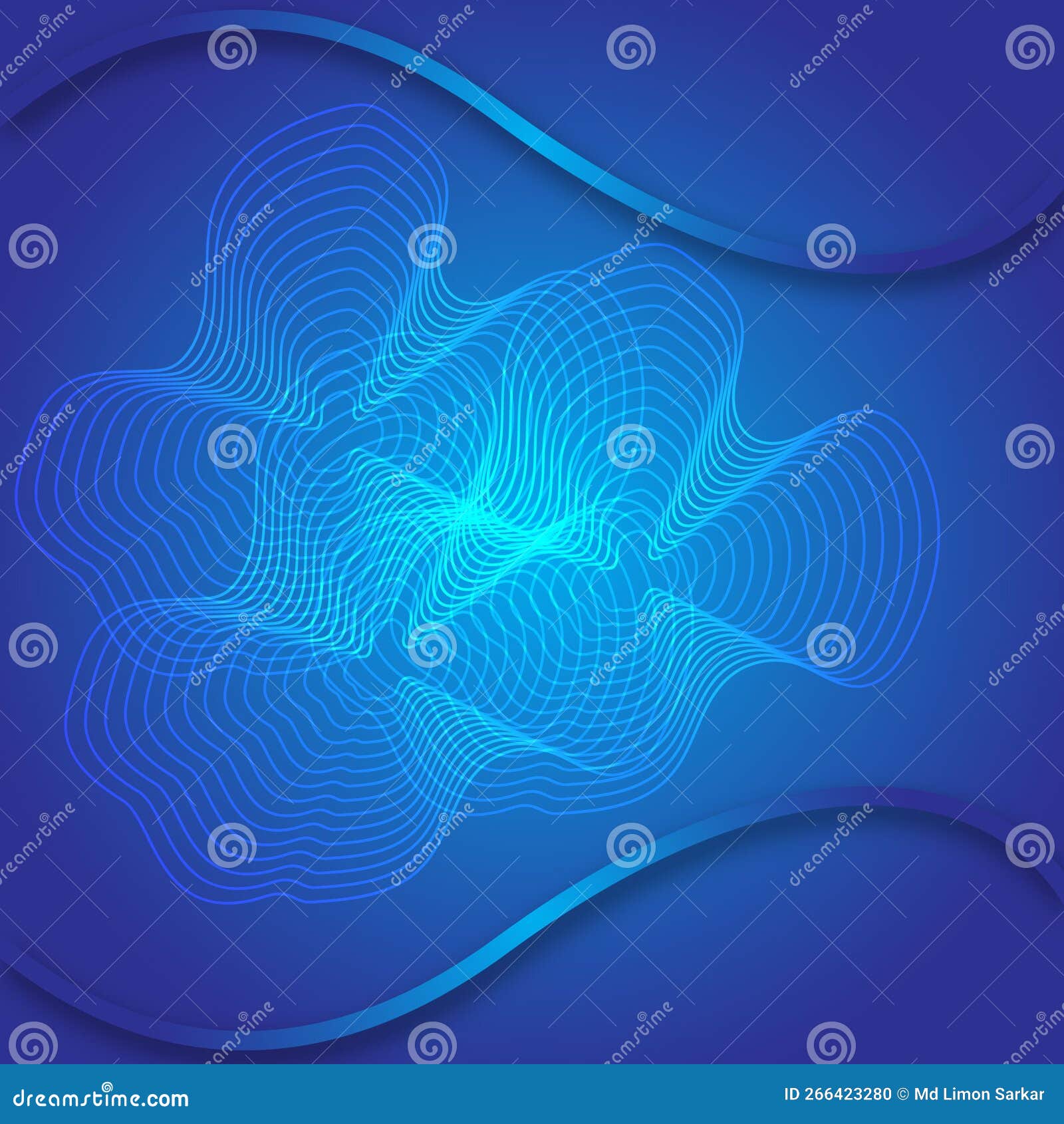 Abstract Vector Background, Navy Blue with Pattern Stock Vector ...