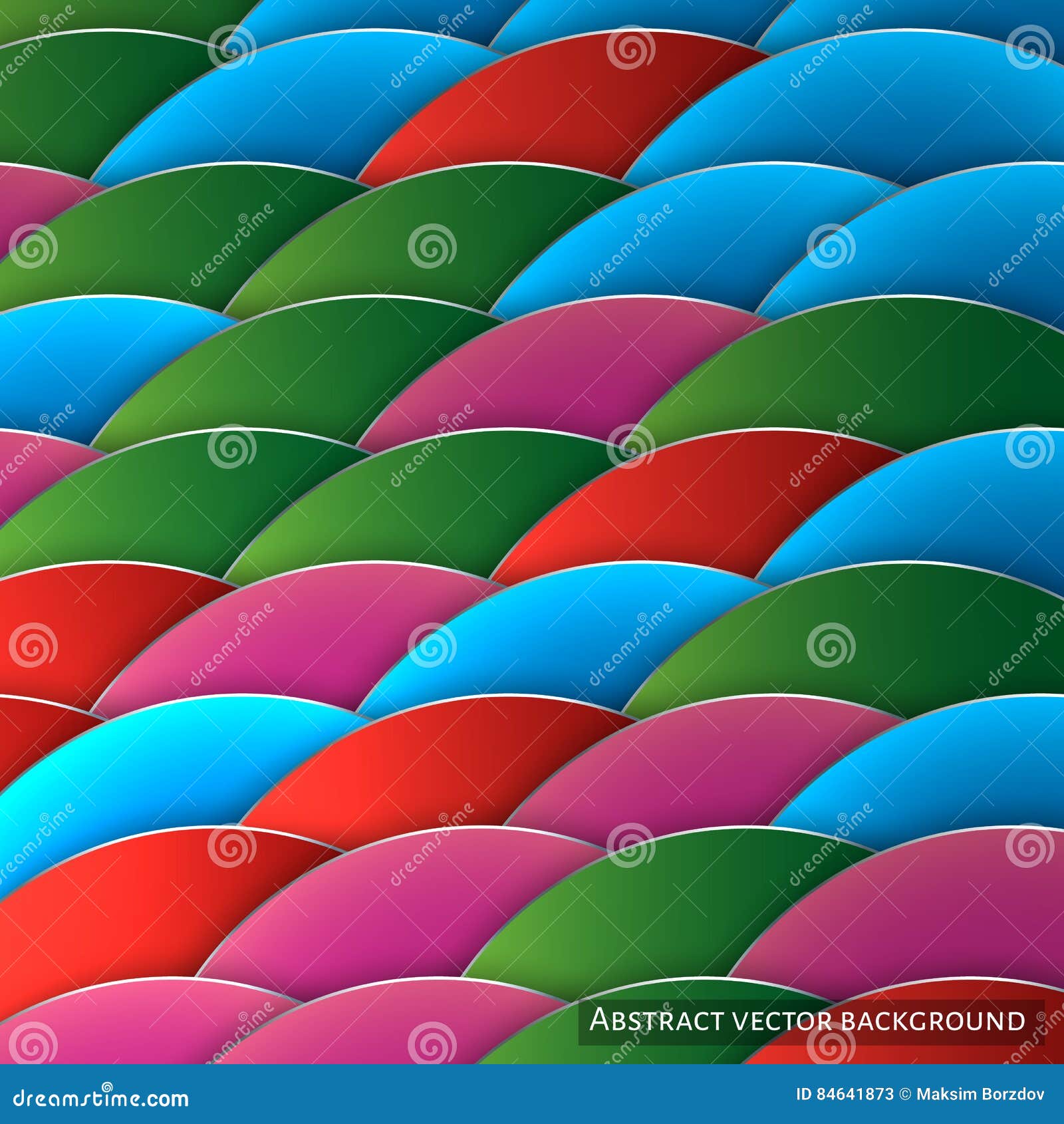 Abstract Vector Background. Overlapping Paper Stock Vector ...