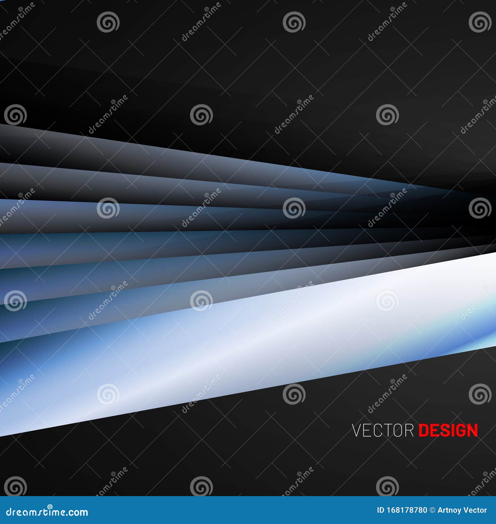 Abstract Vector Background. Rectangle Shape Overlapping Stock Vector ...