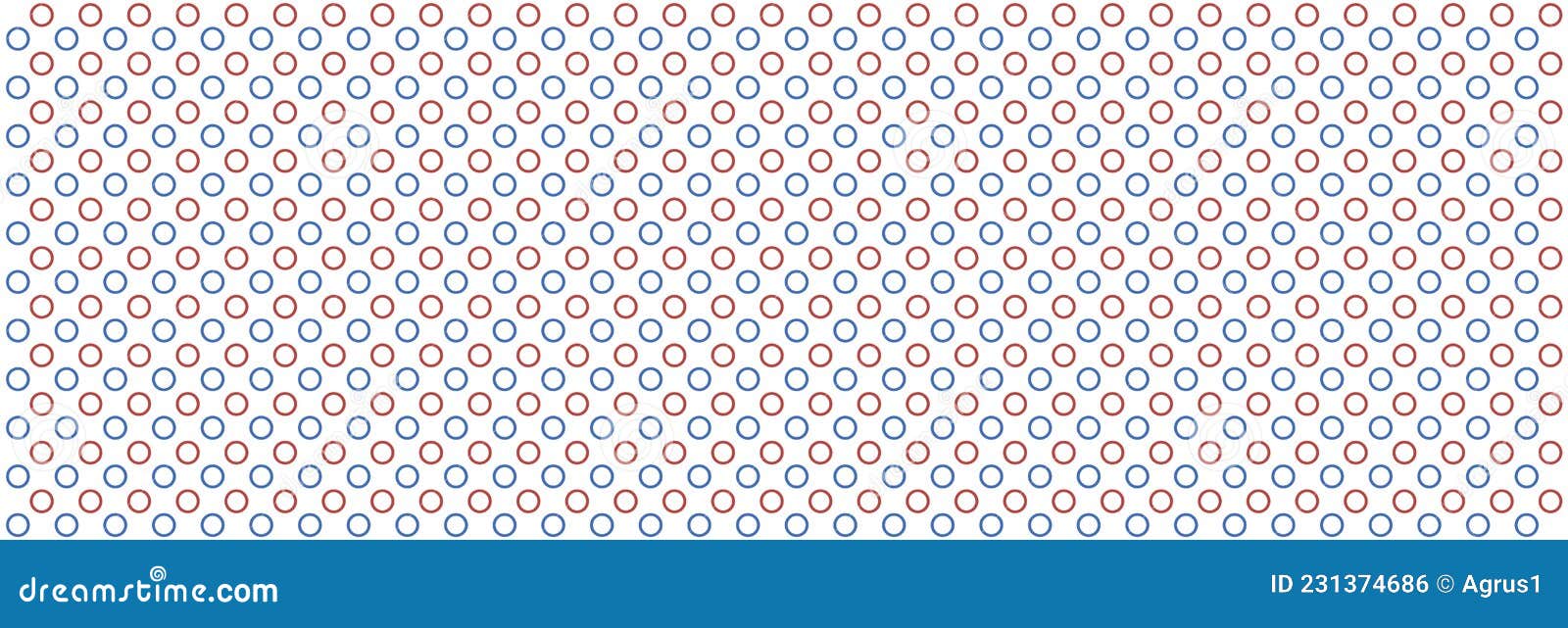 Abstract Vector Background with Red and Blue Dots Pattern Stock Vector ...