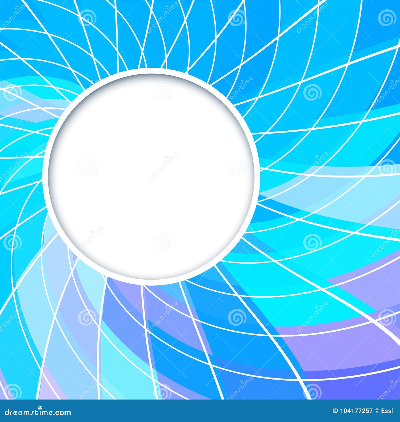 Abstract Vector Background. Round Frame Stock Vector - Illustration of ...