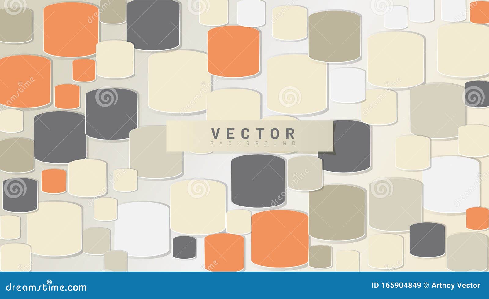 Abstract Vector Background. Rounded Square Shape Stock Vector ...