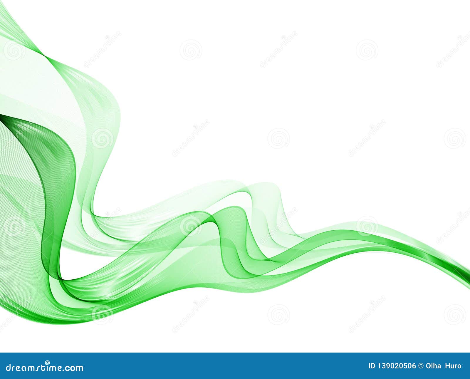 Abstract Green Lines