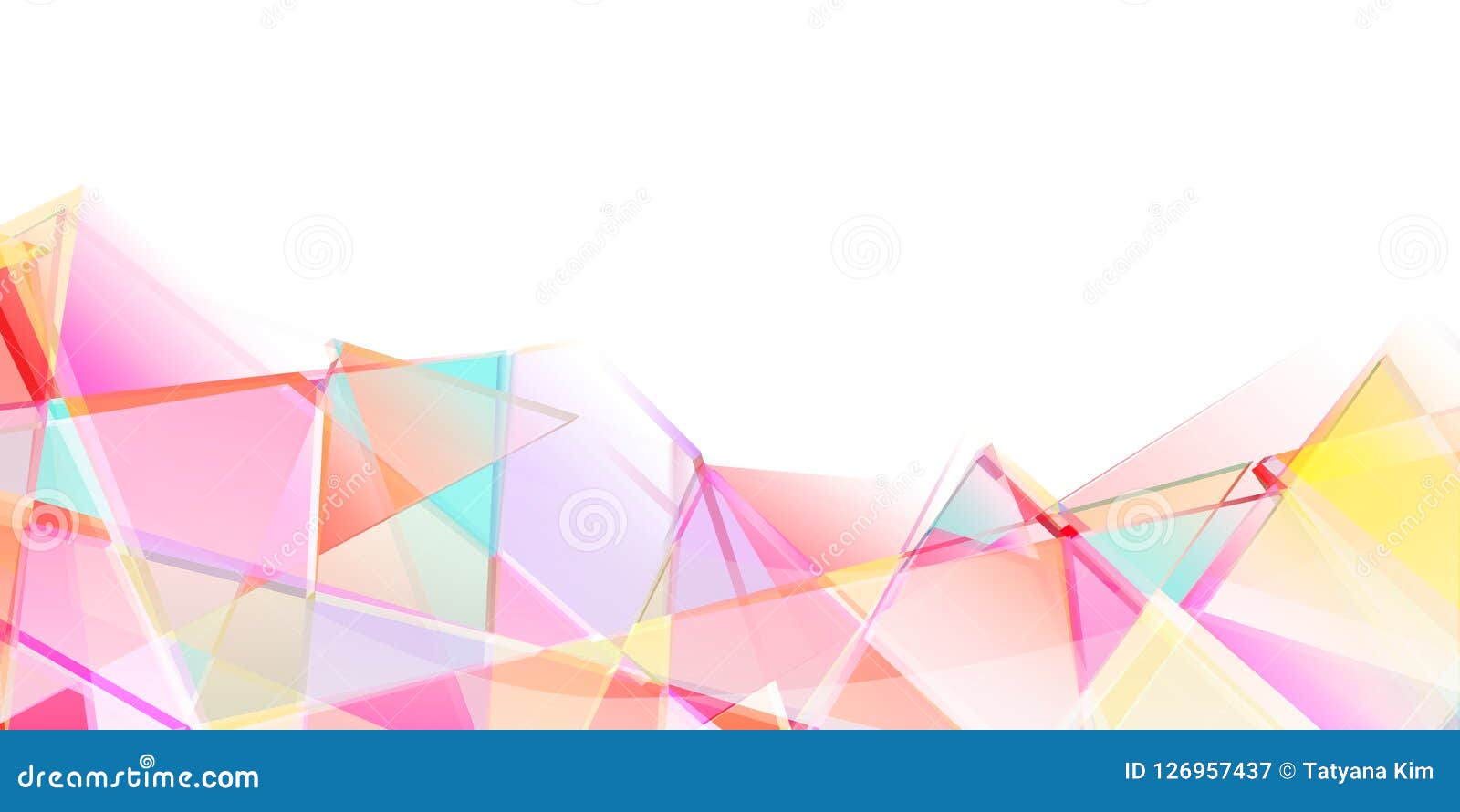 Abstract Vector Background, Translucent Triangular Splinters with ...
